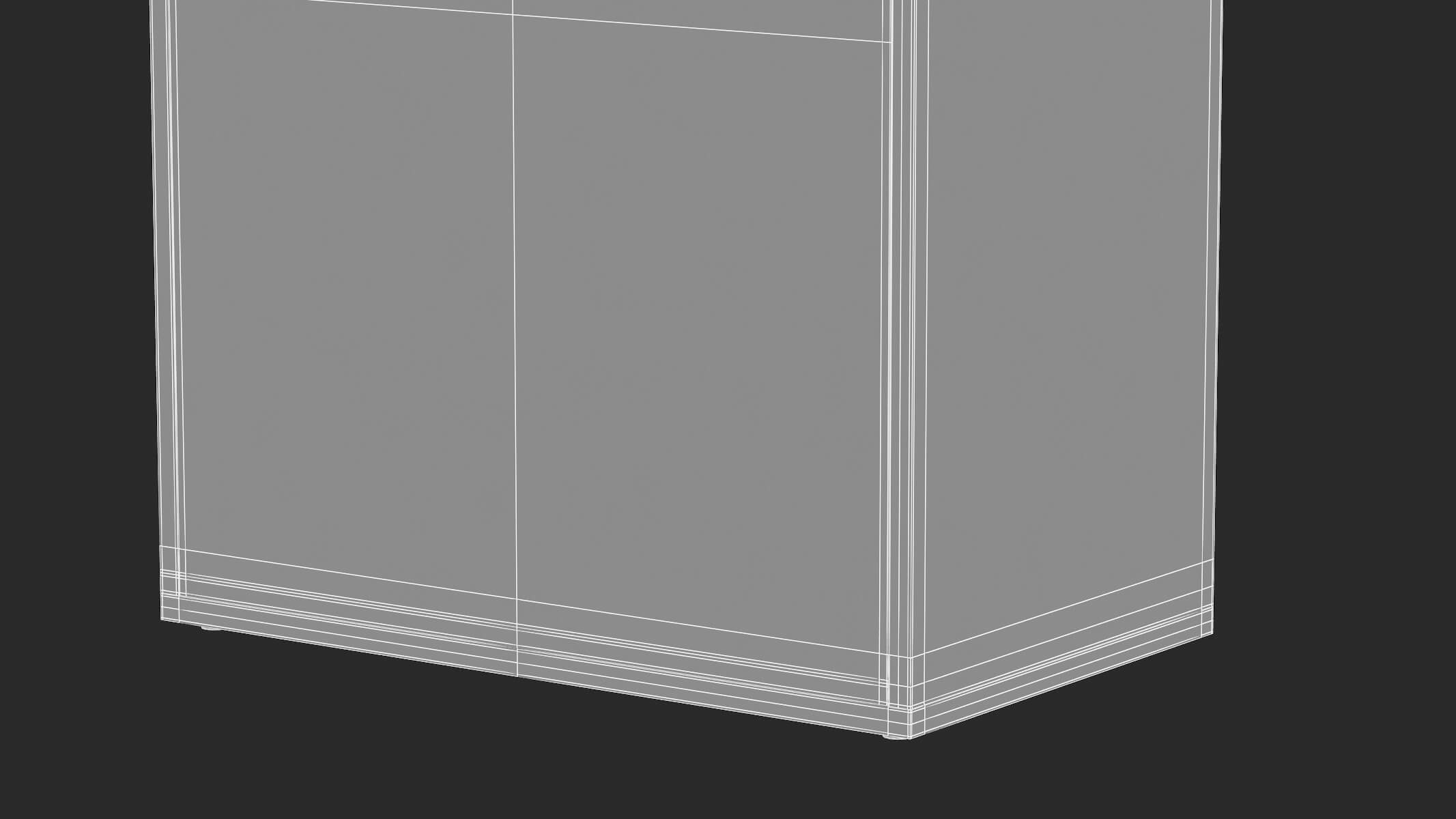 Herman Miller Storage Cabinet Meridian 4 - 3D Model by frezzy
