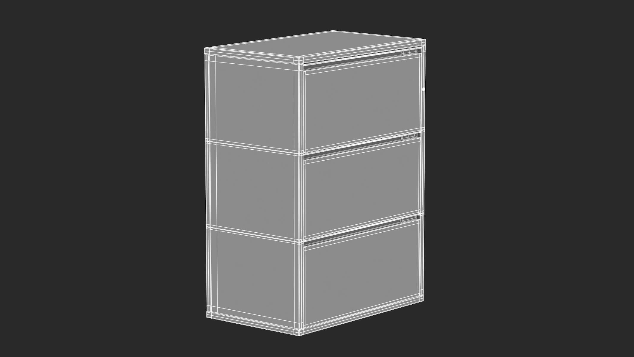 Herman Miller Storage Cabinet Meridian 5 - 3D Model by frezzy