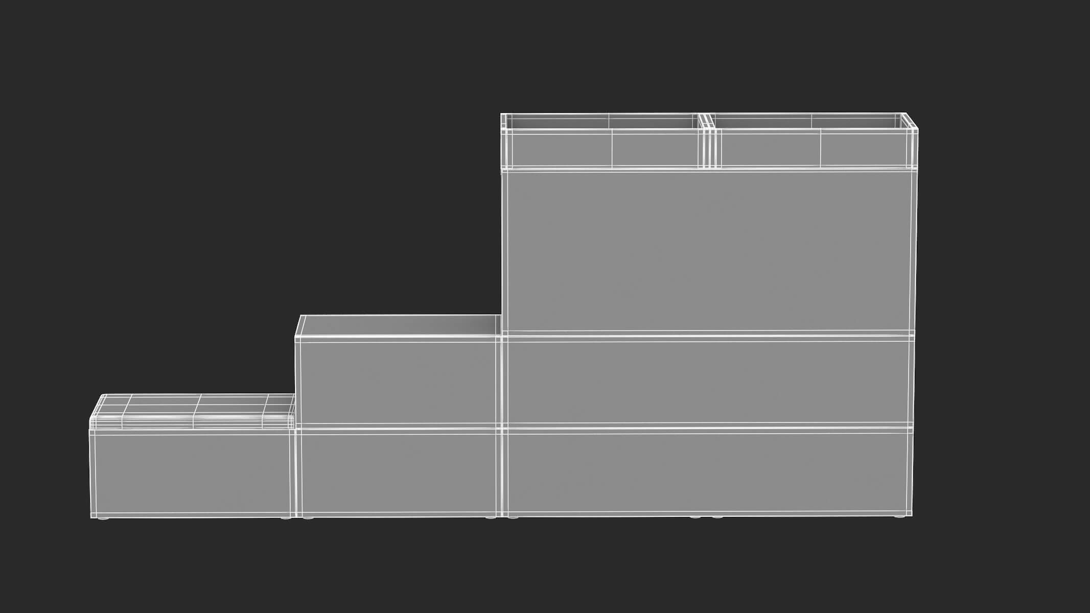 Herman Miller Storage Cabinet Meridian 6 - 3D Model by frezzy
