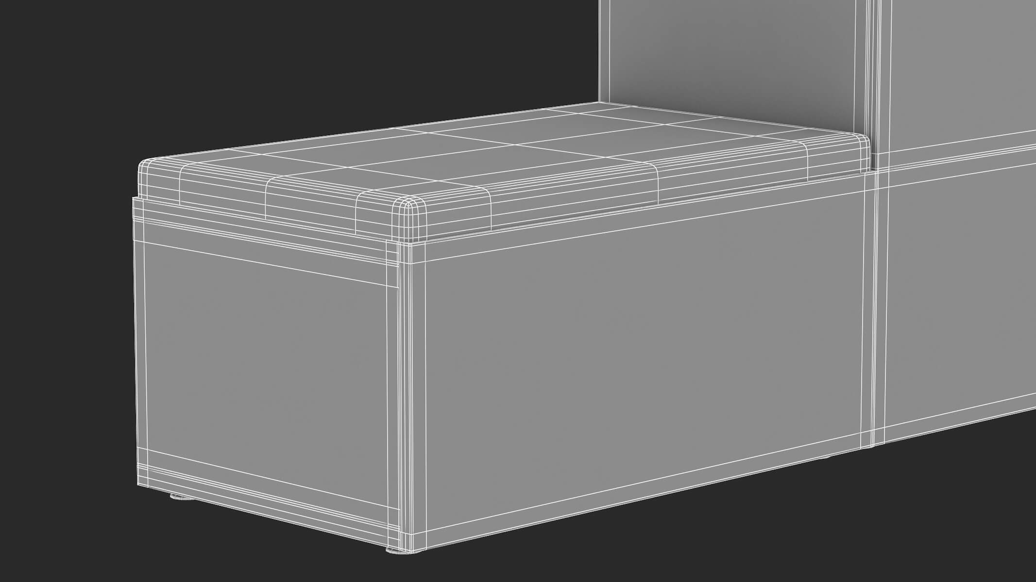 Herman Miller Storage Cabinet Meridian 6 - 3D Model by frezzy