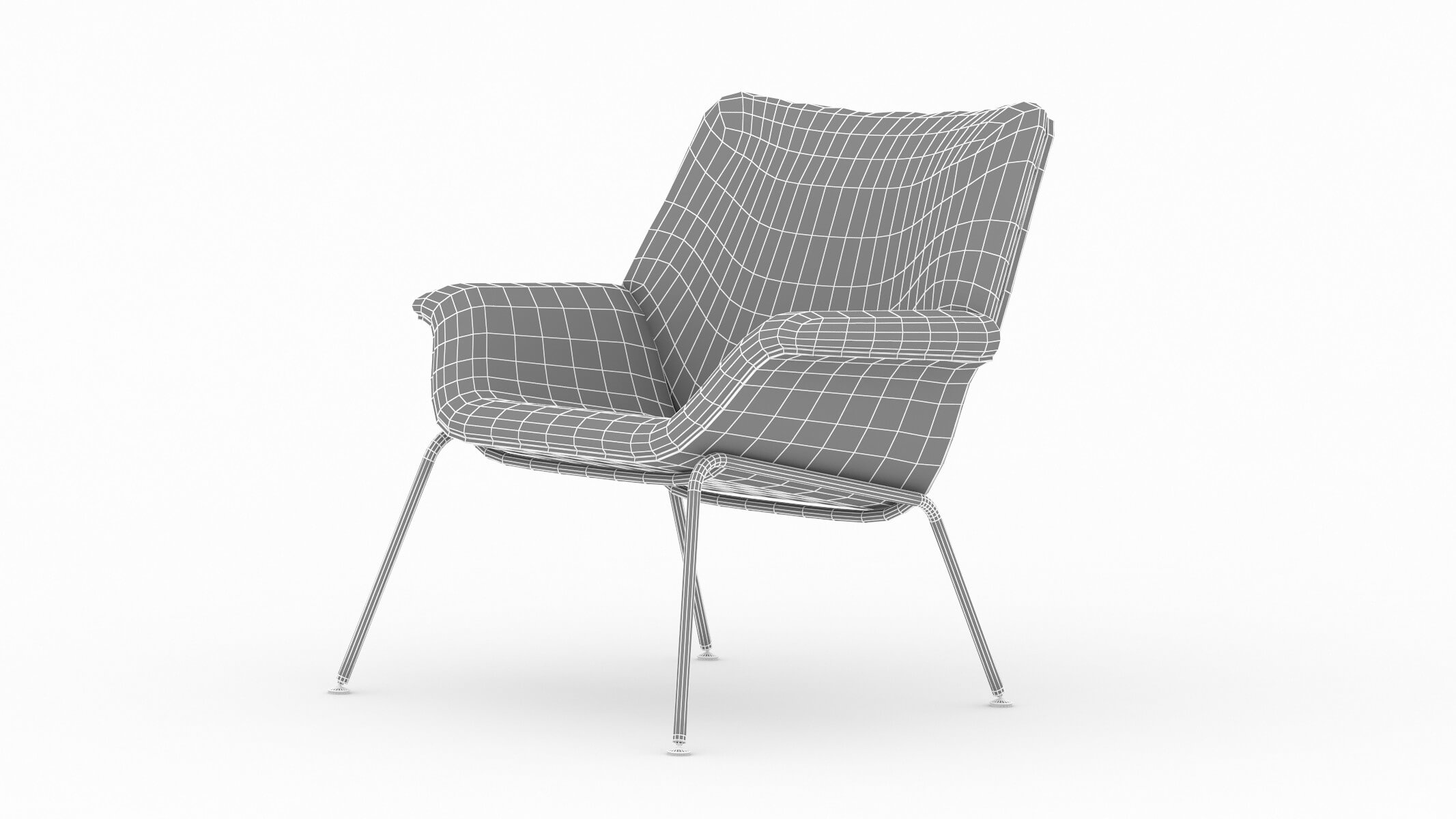 Herman Miller Swoop Lounge Chair - 3D Model by frezzy
