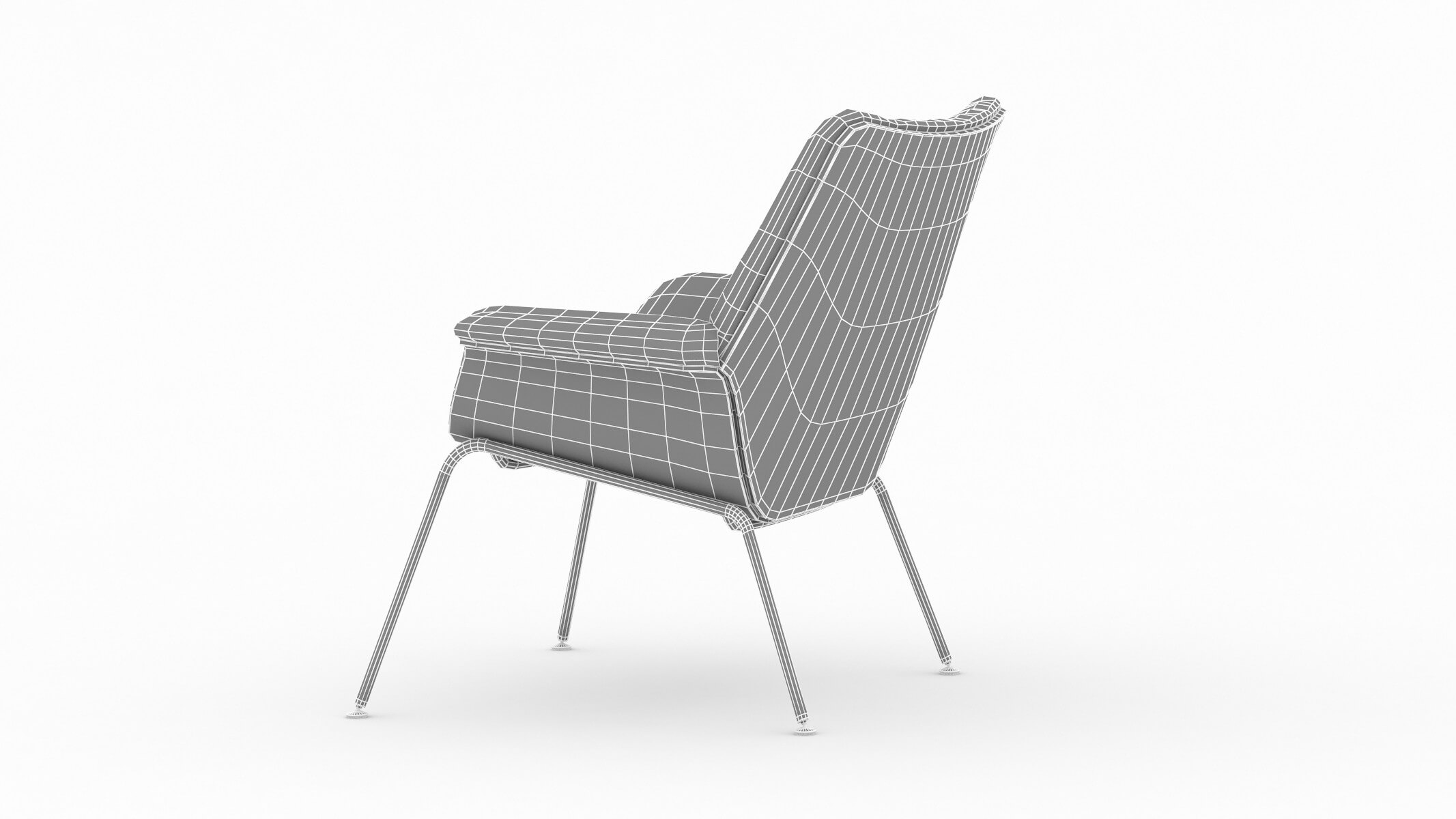 Herman Miller Swoop Lounge Chair - 3D Model by frezzy
