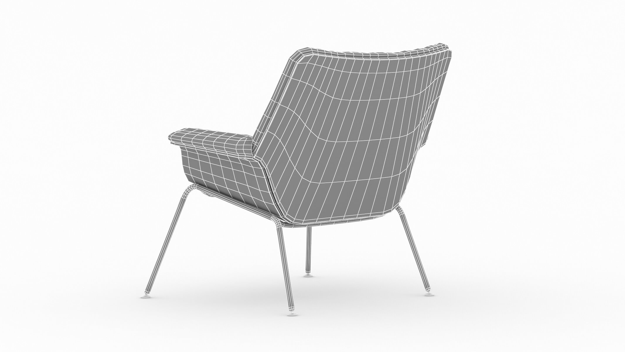 Herman Miller Swoop Lounge Chair - 3D Model by frezzy