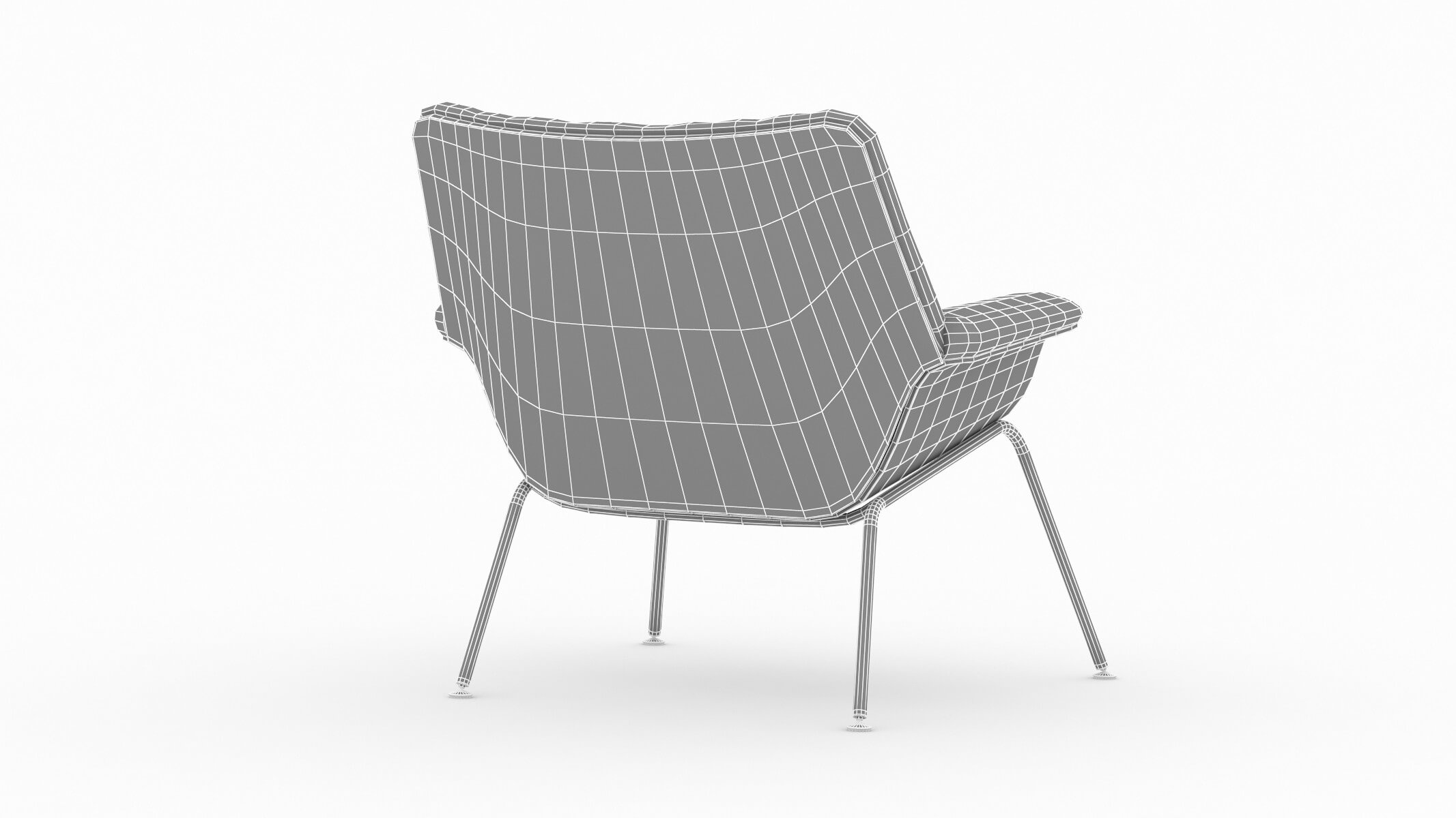 Herman Miller Swoop Lounge Chair - 3D Model by frezzy