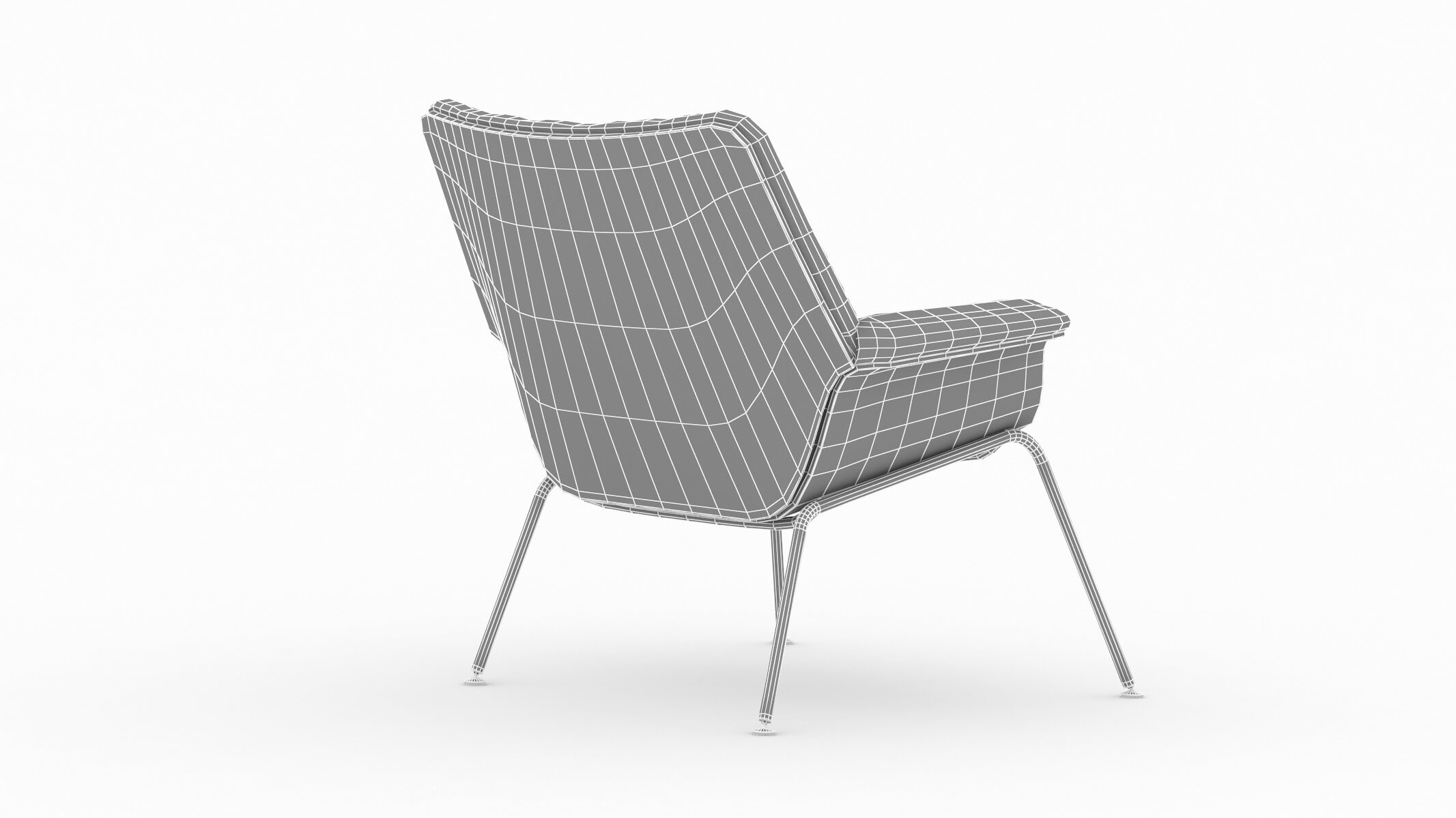 Herman Miller Swoop Lounge Chair - 3D Model by frezzy