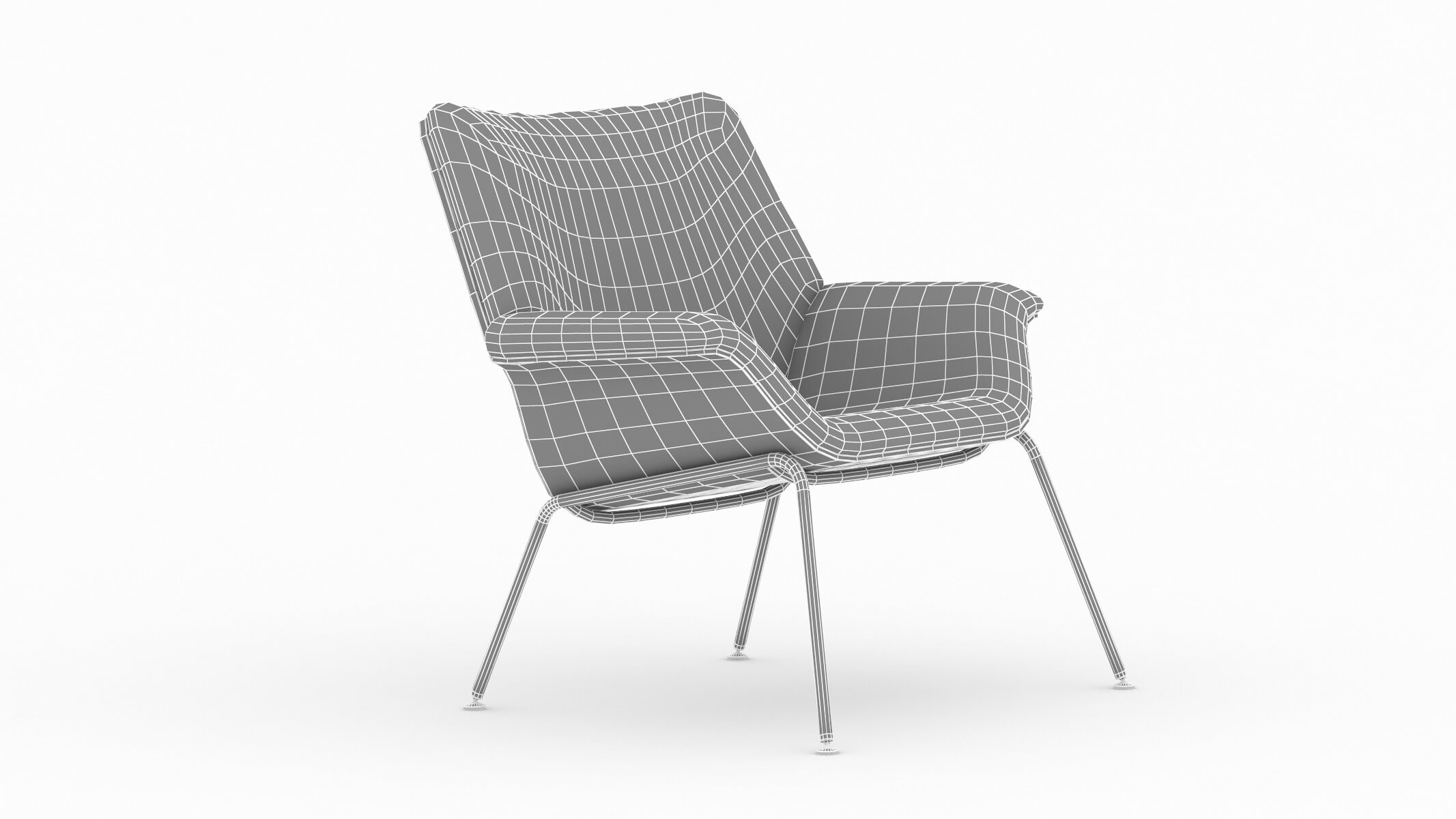Herman Miller Swoop Lounge Chair - 3D Model by frezzy