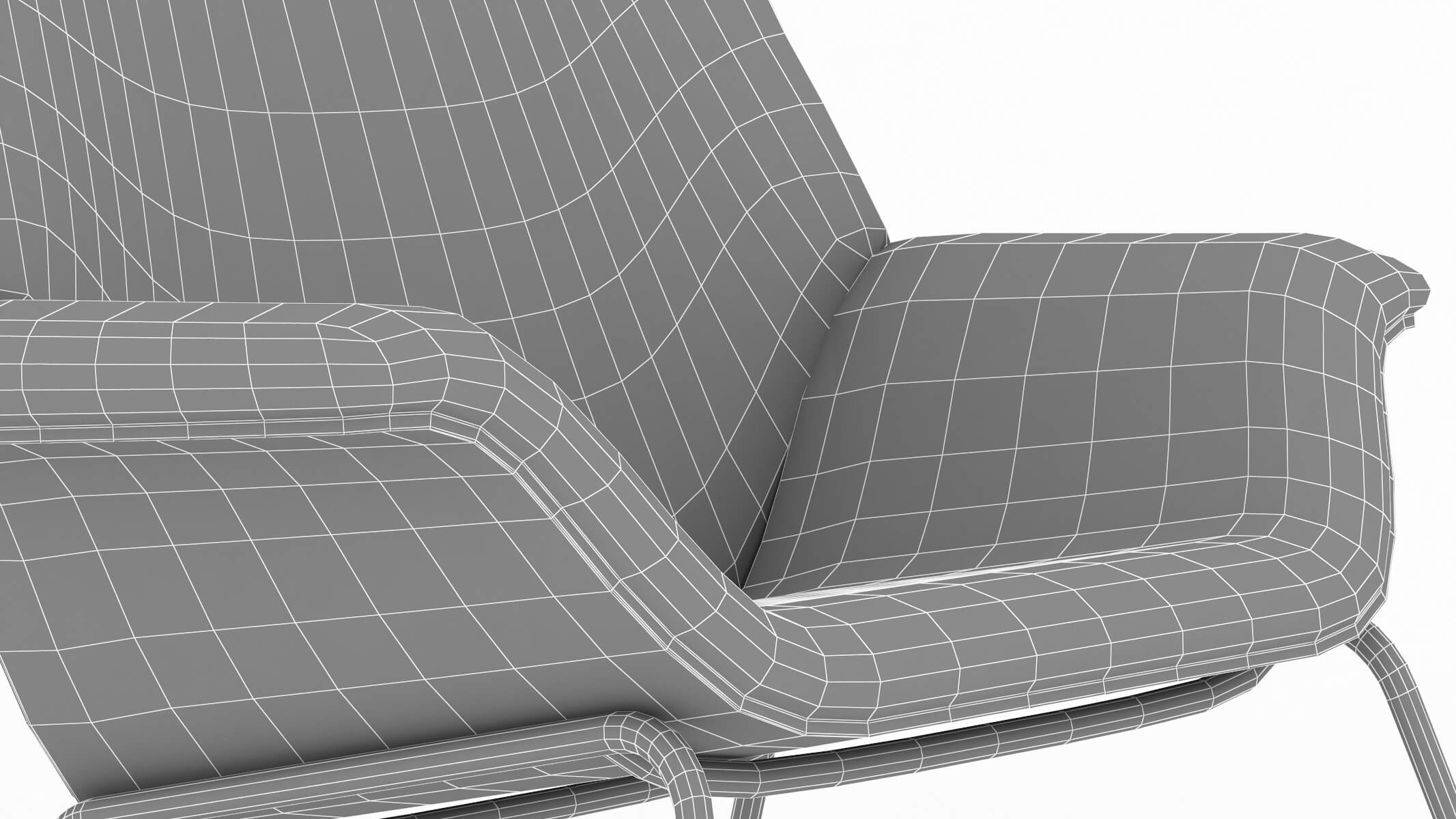 Herman Miller Swoop Lounge Chair - 3D Model by frezzy