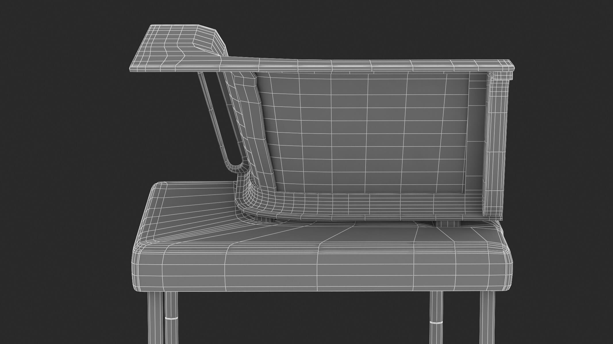 Herman Miller Workstation Public 1 - 3D Model by frezzy