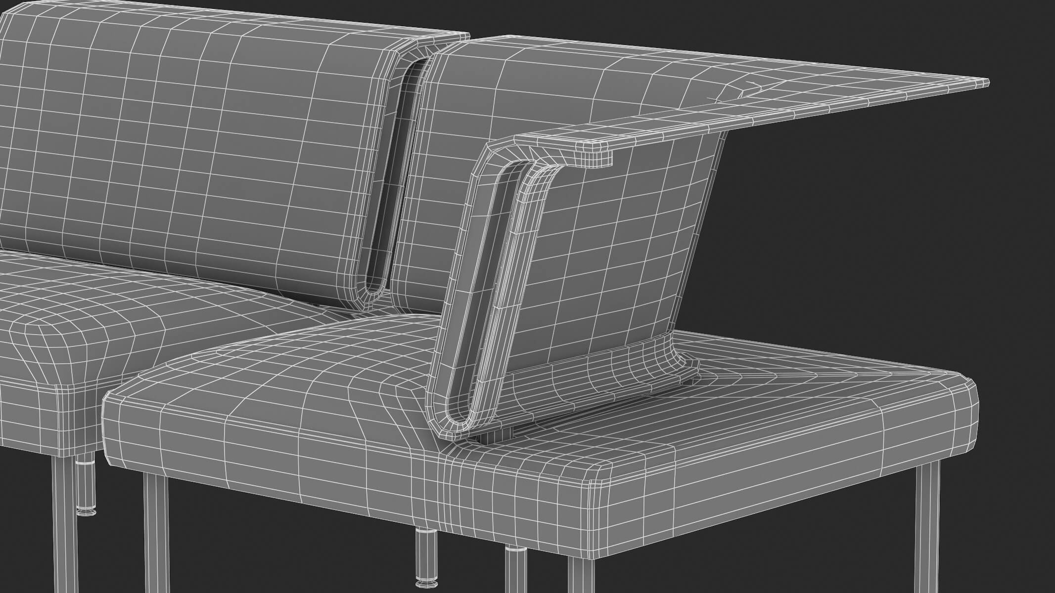 Herman Miller Workstation Public 2 - 3D Model by frezzy