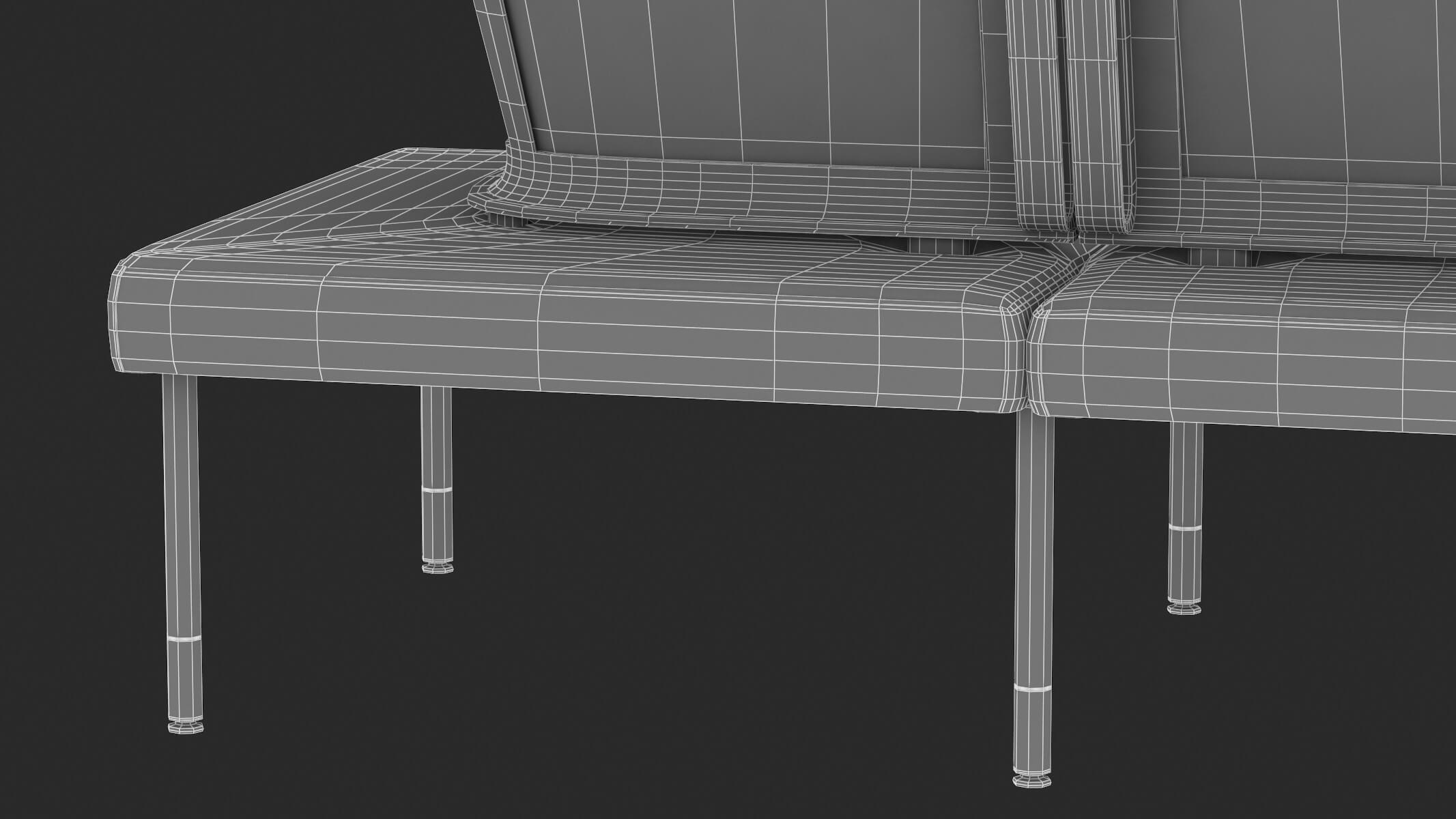 Herman Miller Workstation Public 4 - 3D Model by frezzy