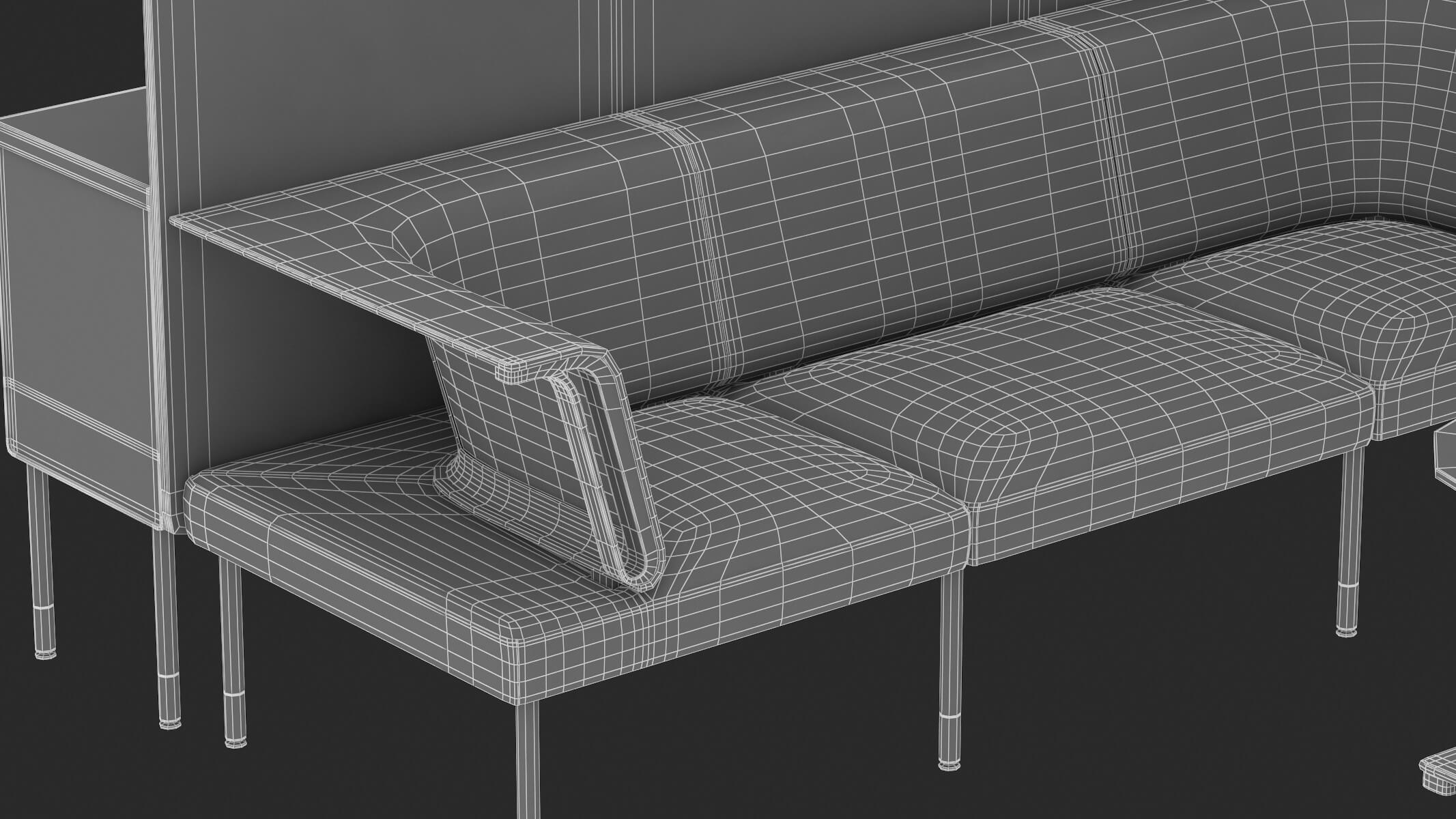 Herman Miller Workstation Public 7 - 3D Model by frezzy