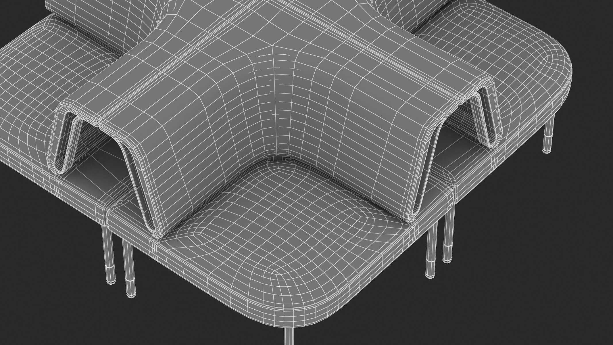 Herman Miller Workstation Public 8 - 3D Model by frezzy