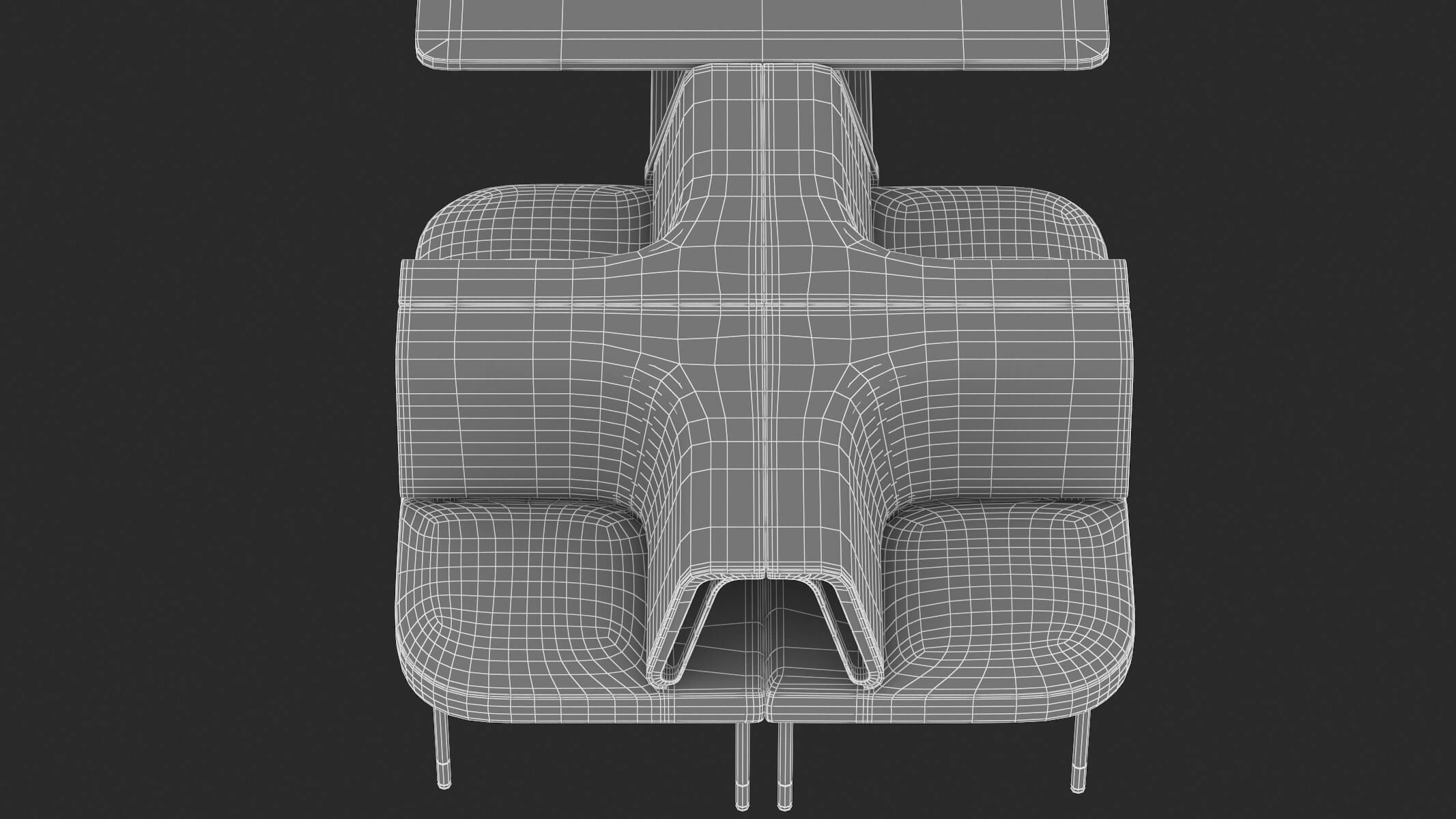 Herman Miller Workstation Public 8 - 3D Model by frezzy