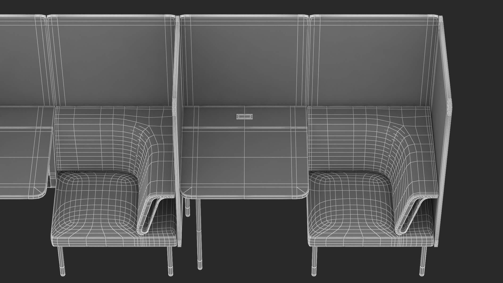 Herman Miller Workstation Public 9 - 3D Model by frezzy
