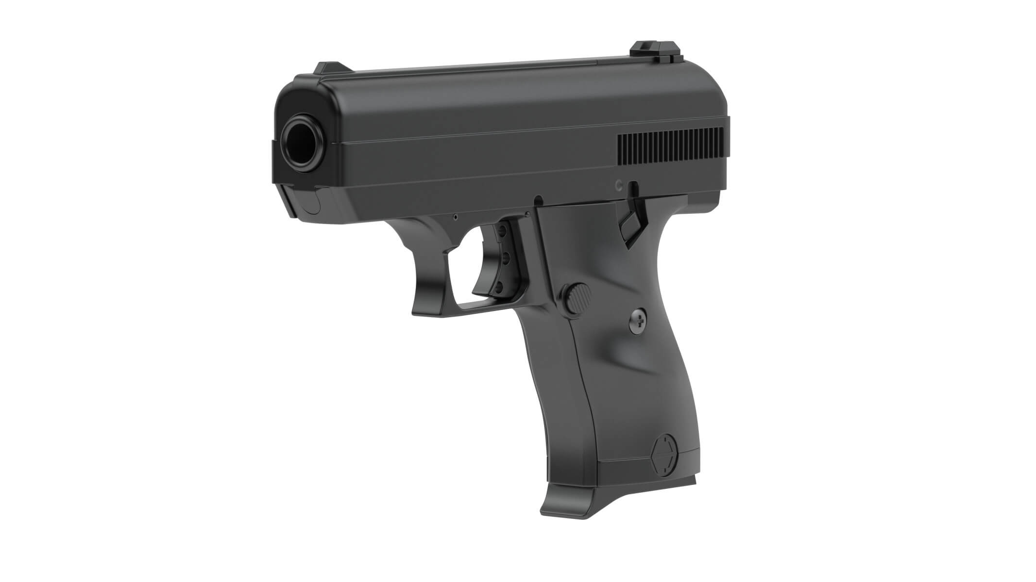 Hi-Point C-9 Pistol 3D Model by frezzy