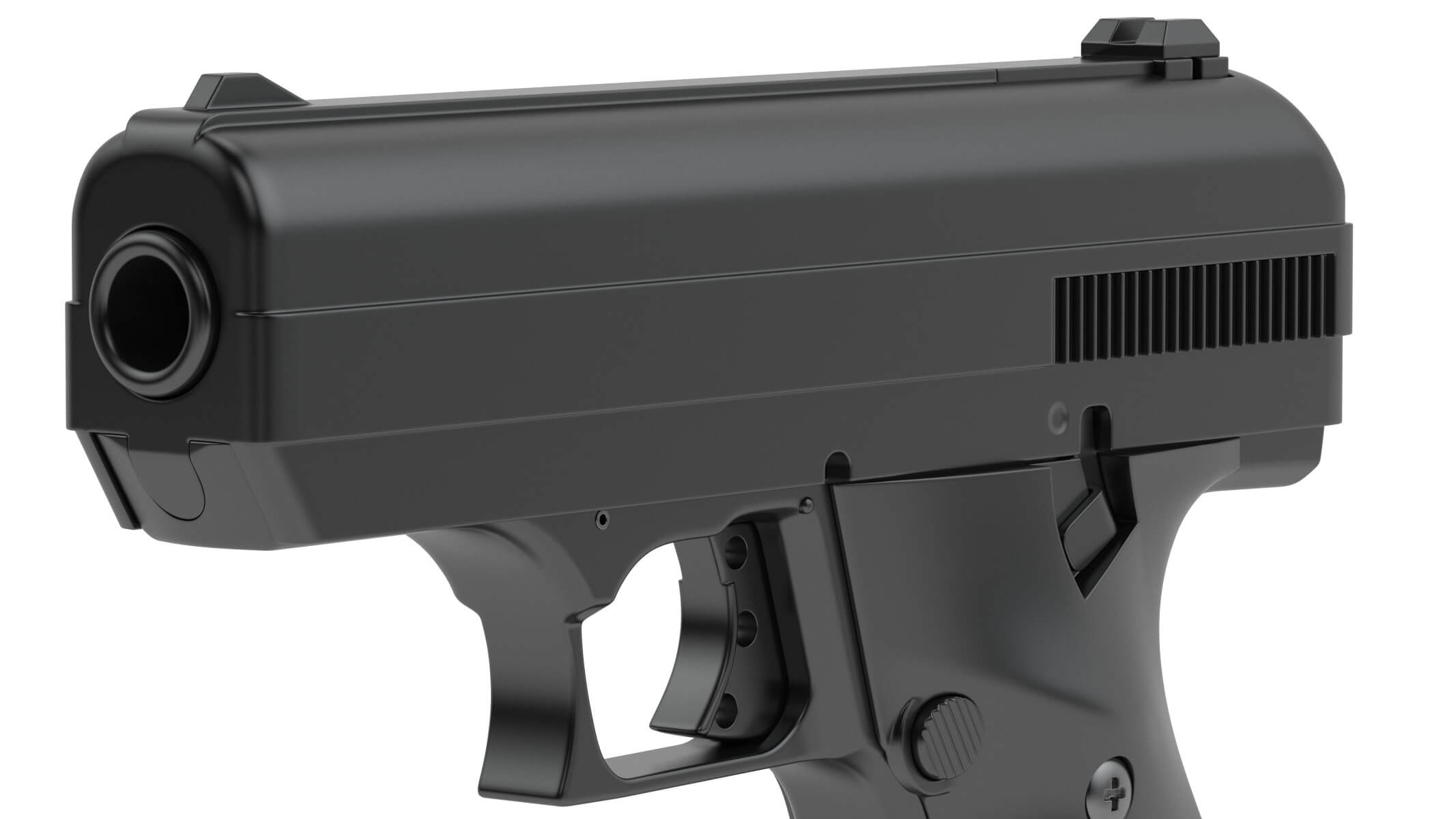 Hi-Point C-9 Pistol 3D Model by frezzy