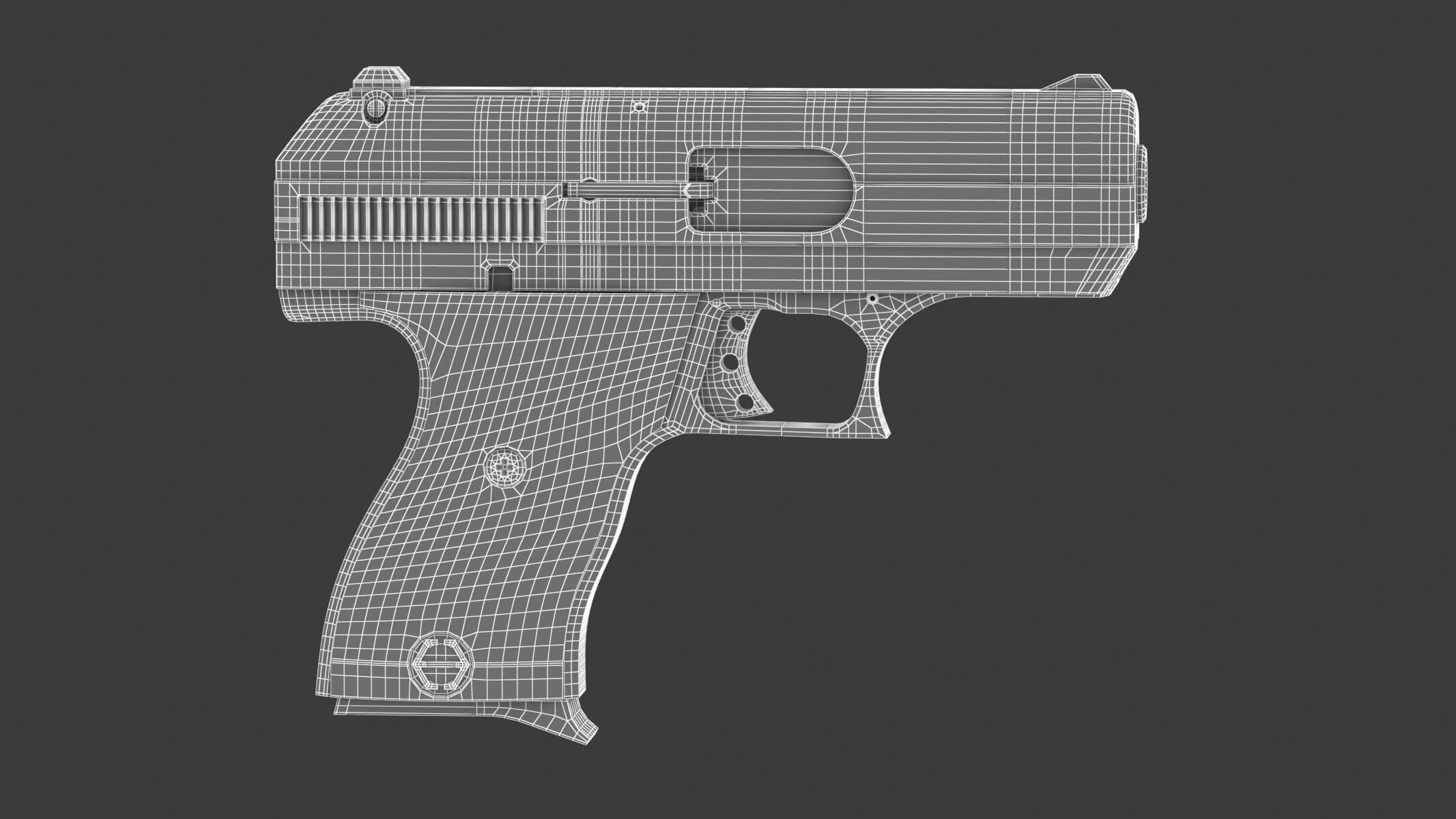 Hi-Point C-9 Pistol 3D Model by frezzy