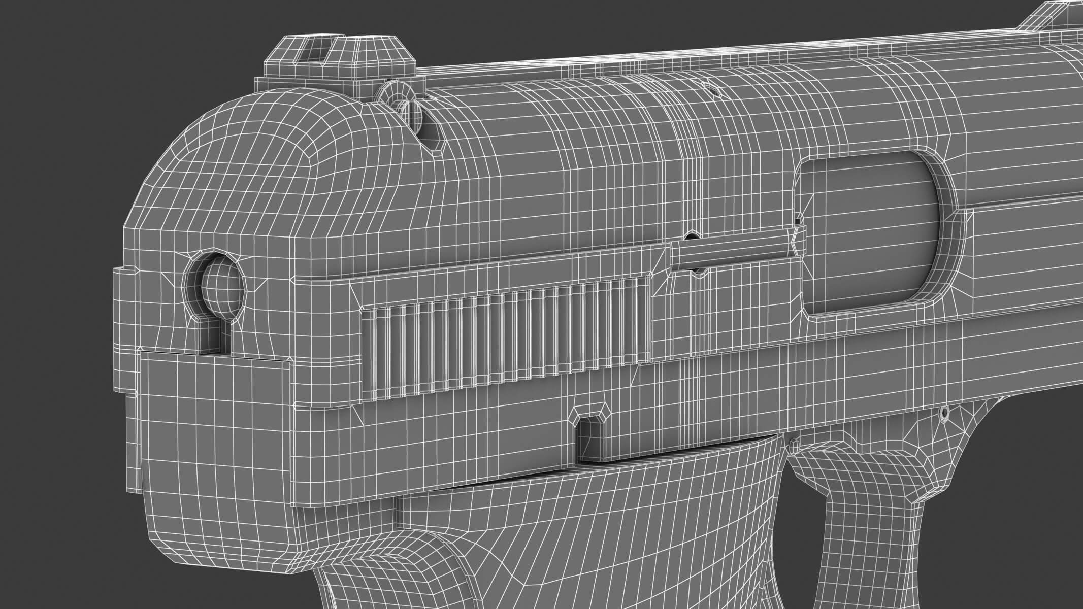 Hi-Point C-9 Pistol 3D Model by frezzy