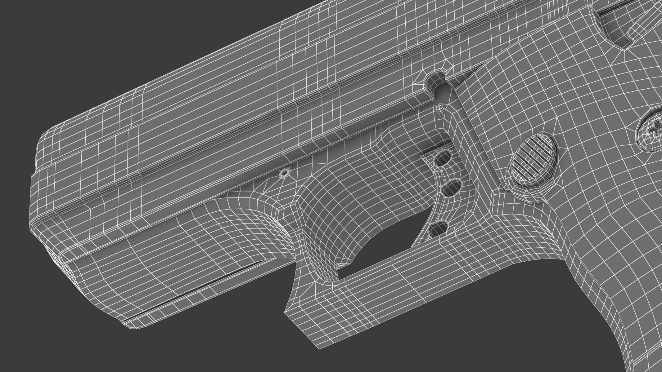 Hi-Point C-9 Pistol 3D Model by frezzy