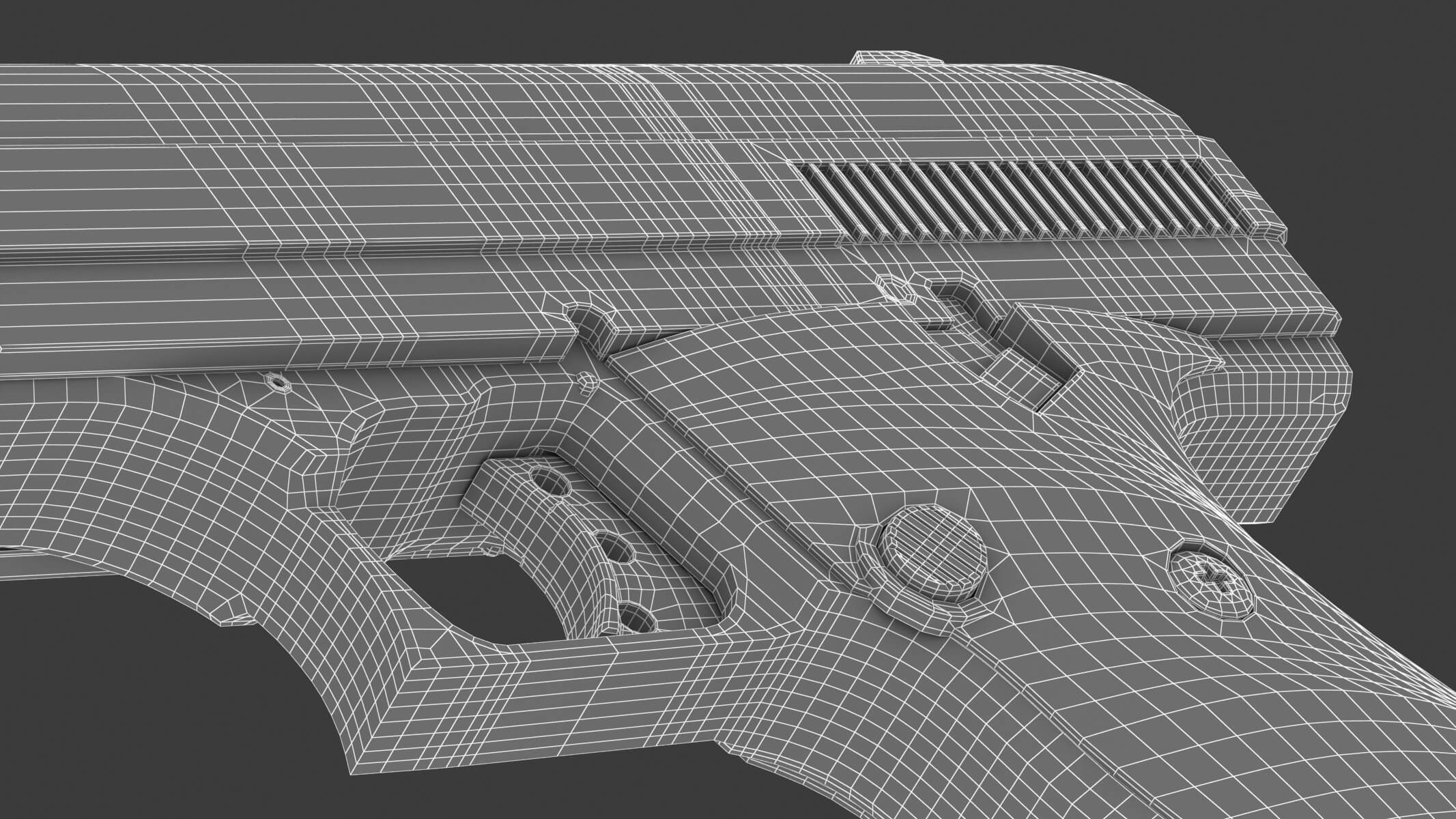 Hi-Point C-9 Pistol 3D Model by frezzy