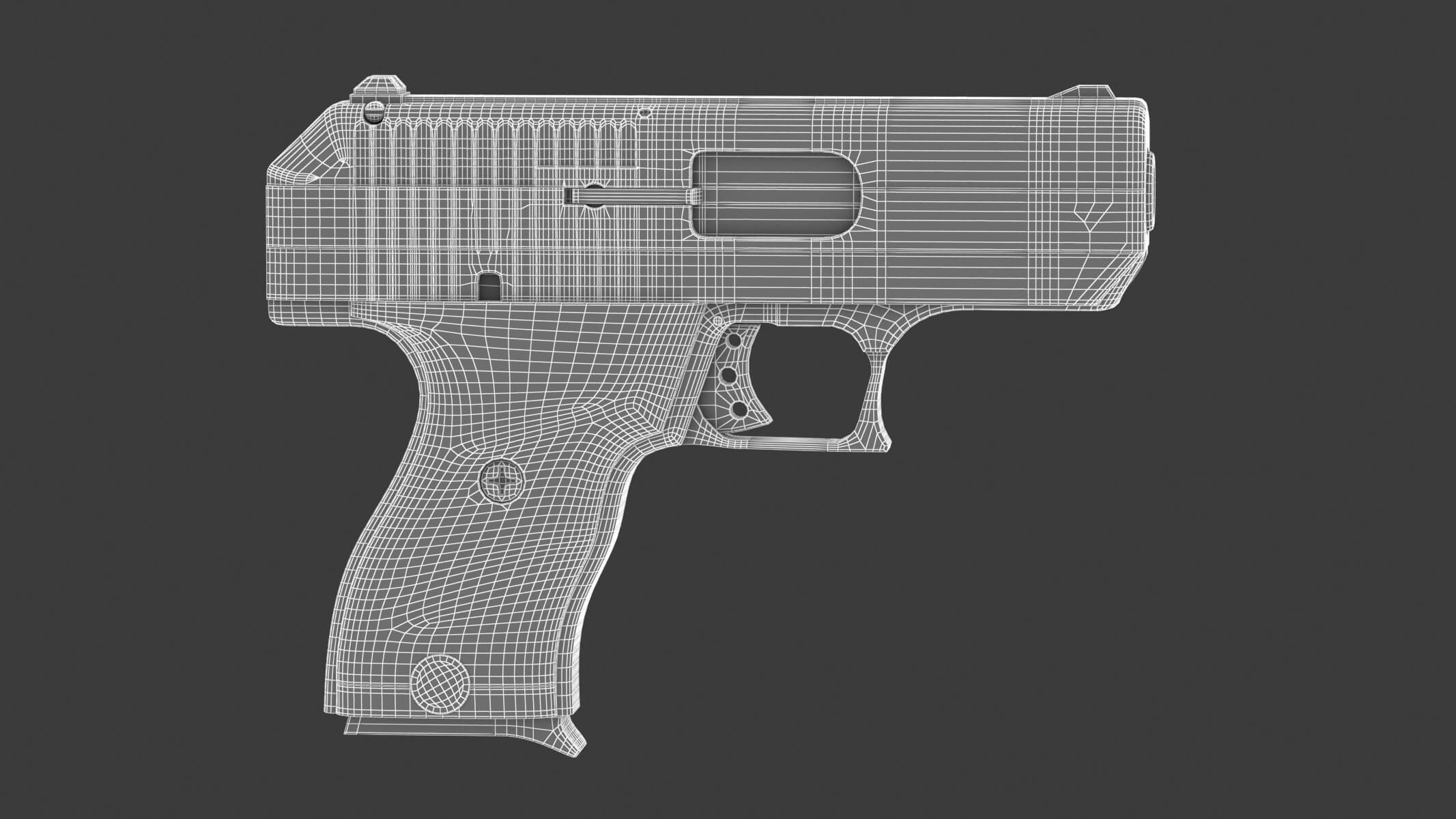 Hi-Point CF-380 Pistol 3D Model by frezzy