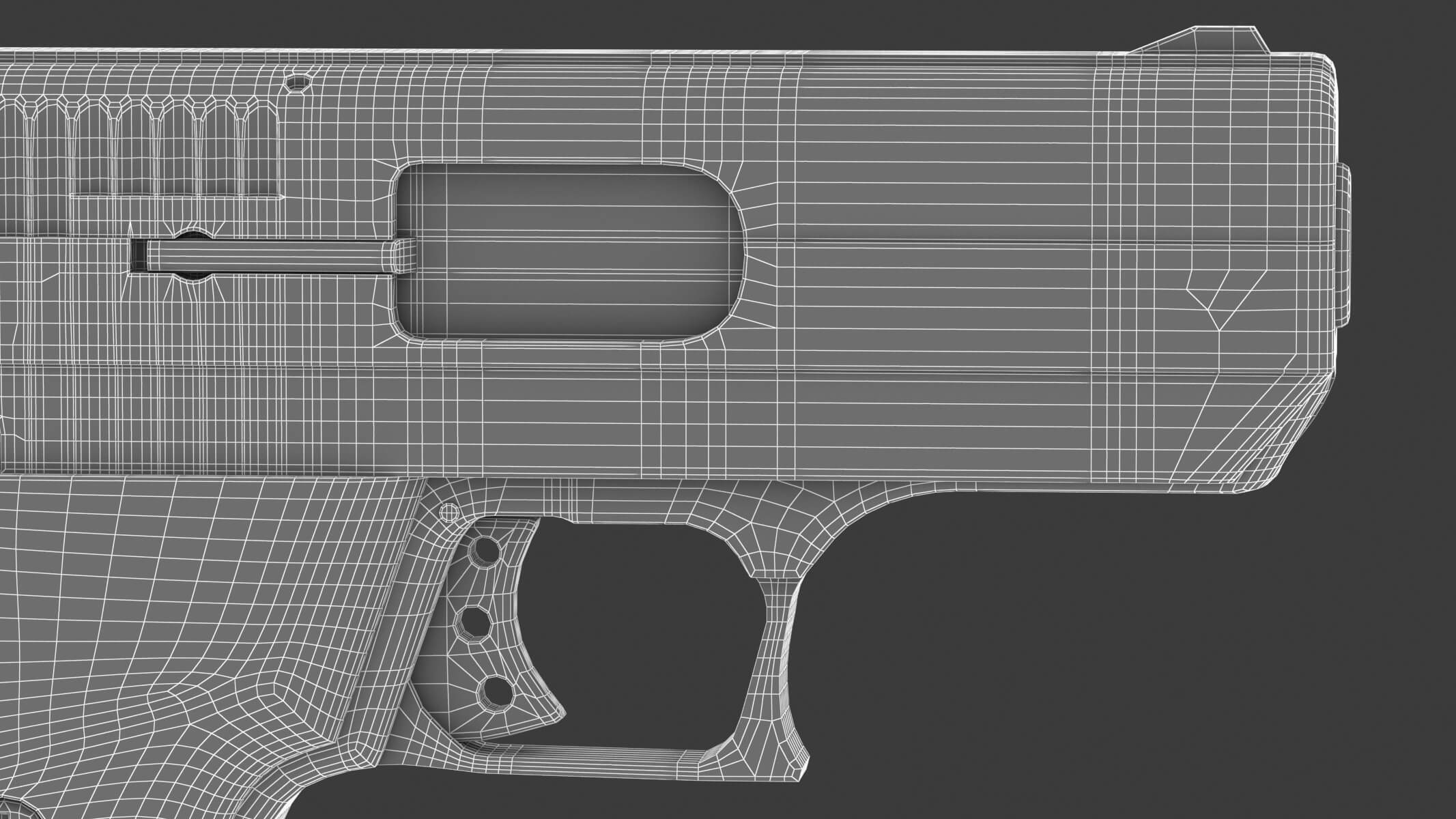 Hi-Point CF-380 Pistol 3D Model by frezzy