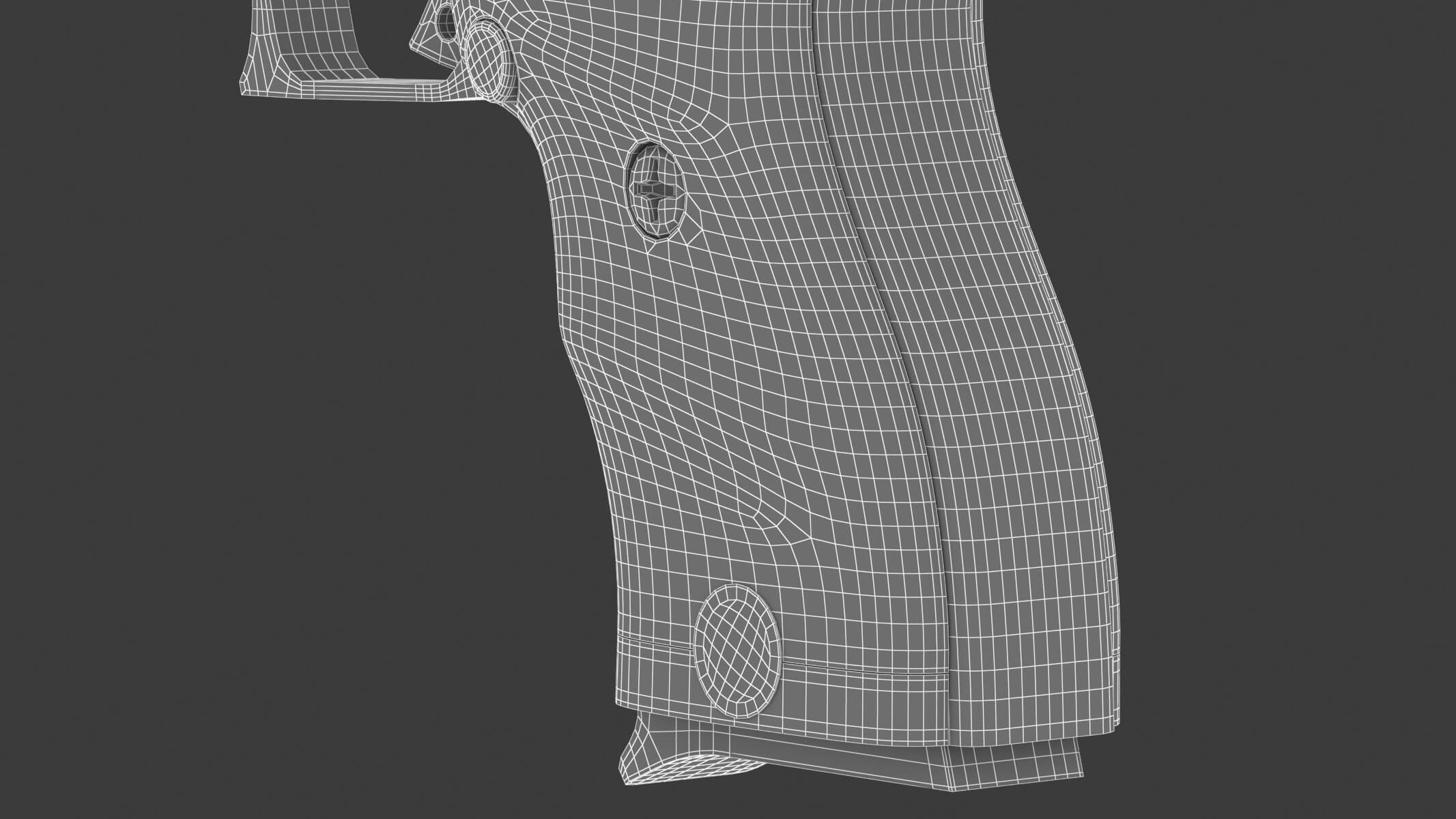 Hi-Point CF-380 Pistol 3D Model by frezzy