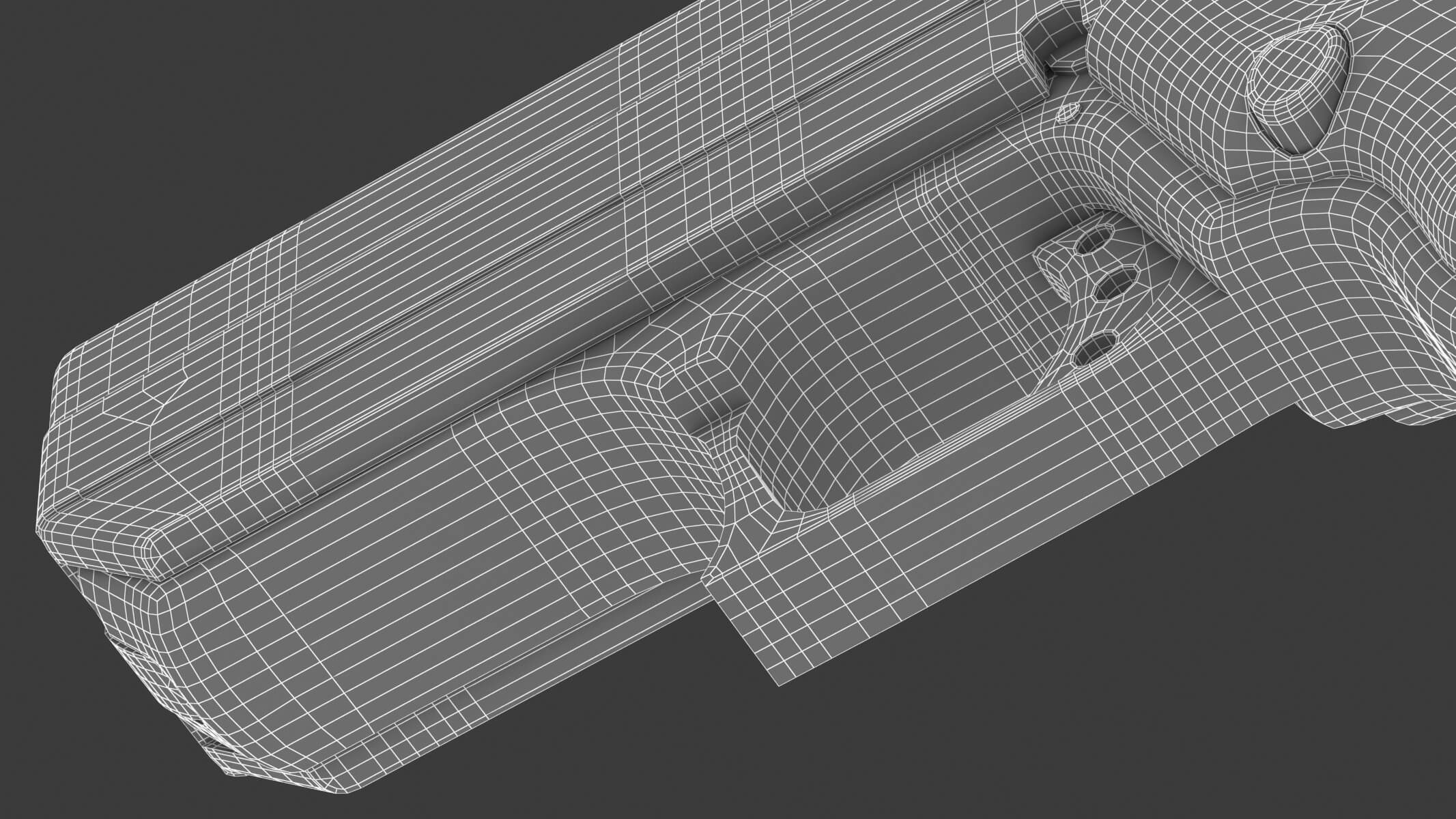 Hi-Point CF-380 Pistol 3D Model by frezzy