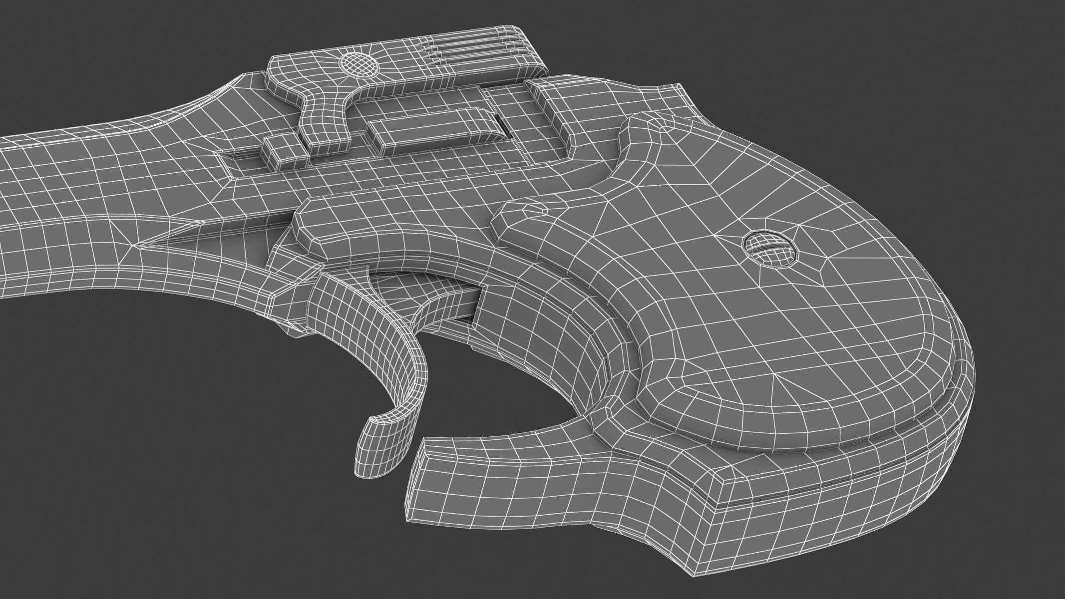 High Standard Derringer - 3D Model by frezzy