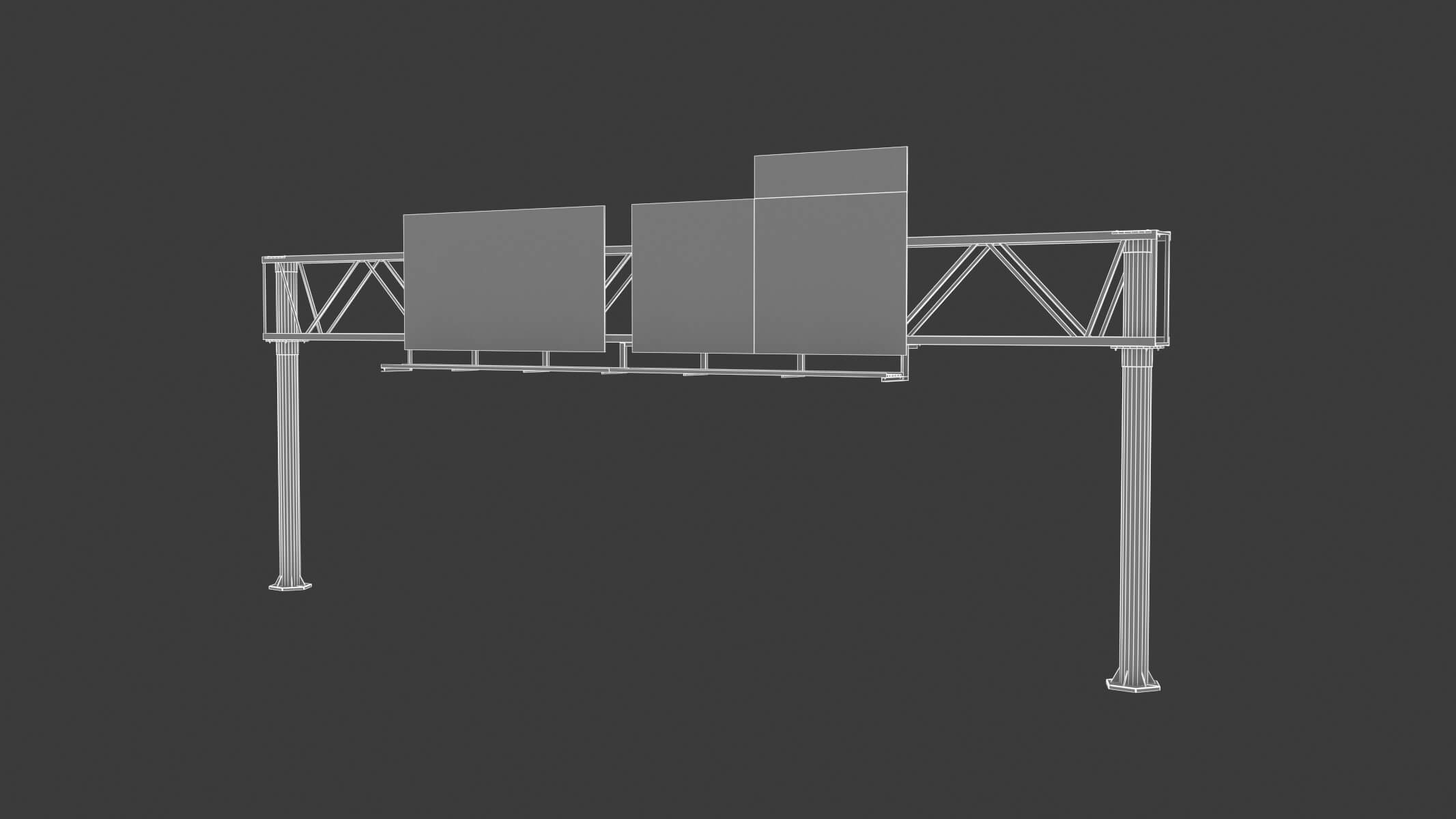 Highway Sign 01 - 3D Model by frezzy