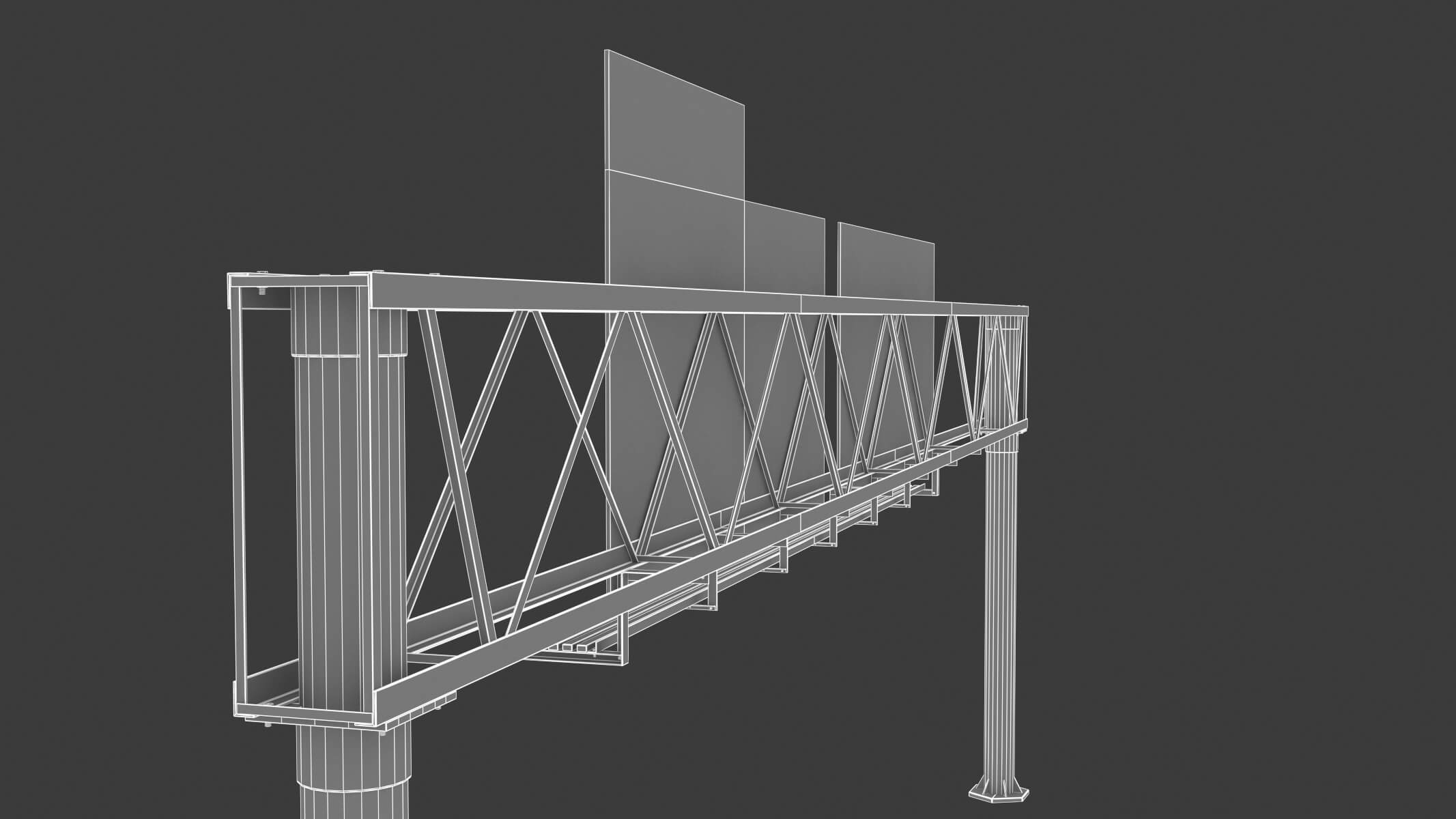 Highway Sign 01 - 3D Model by frezzy