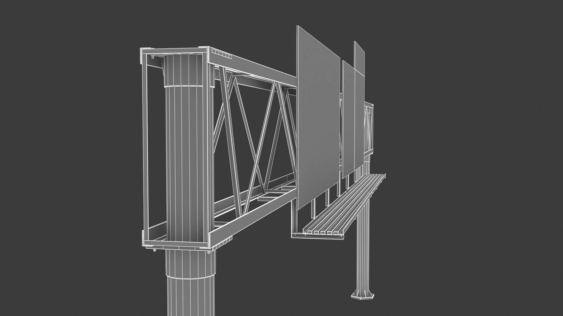 Highway Sign 01 - 3D Model by frezzy
