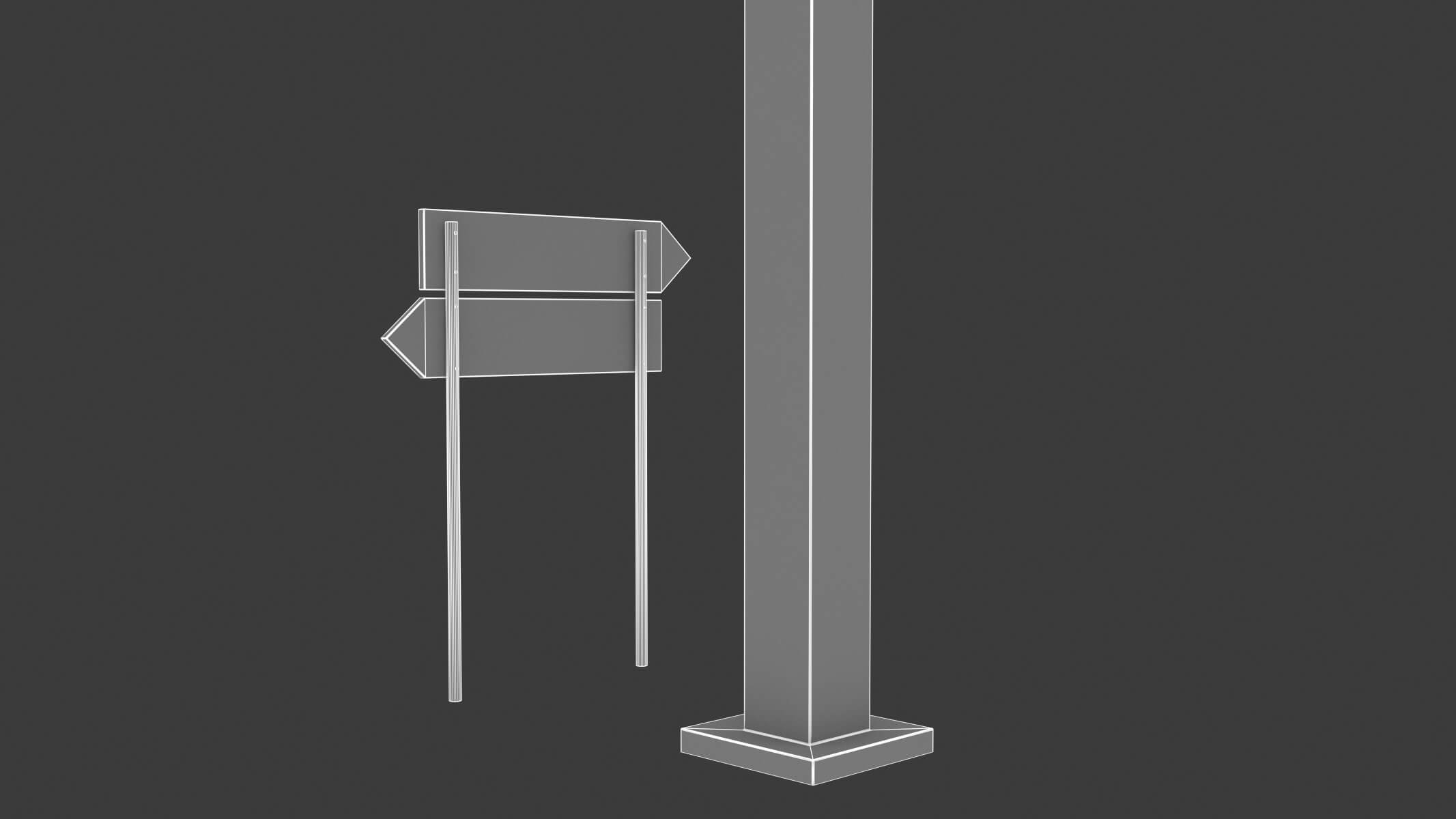 Highway Sign 03 - 3D Model by frezzy