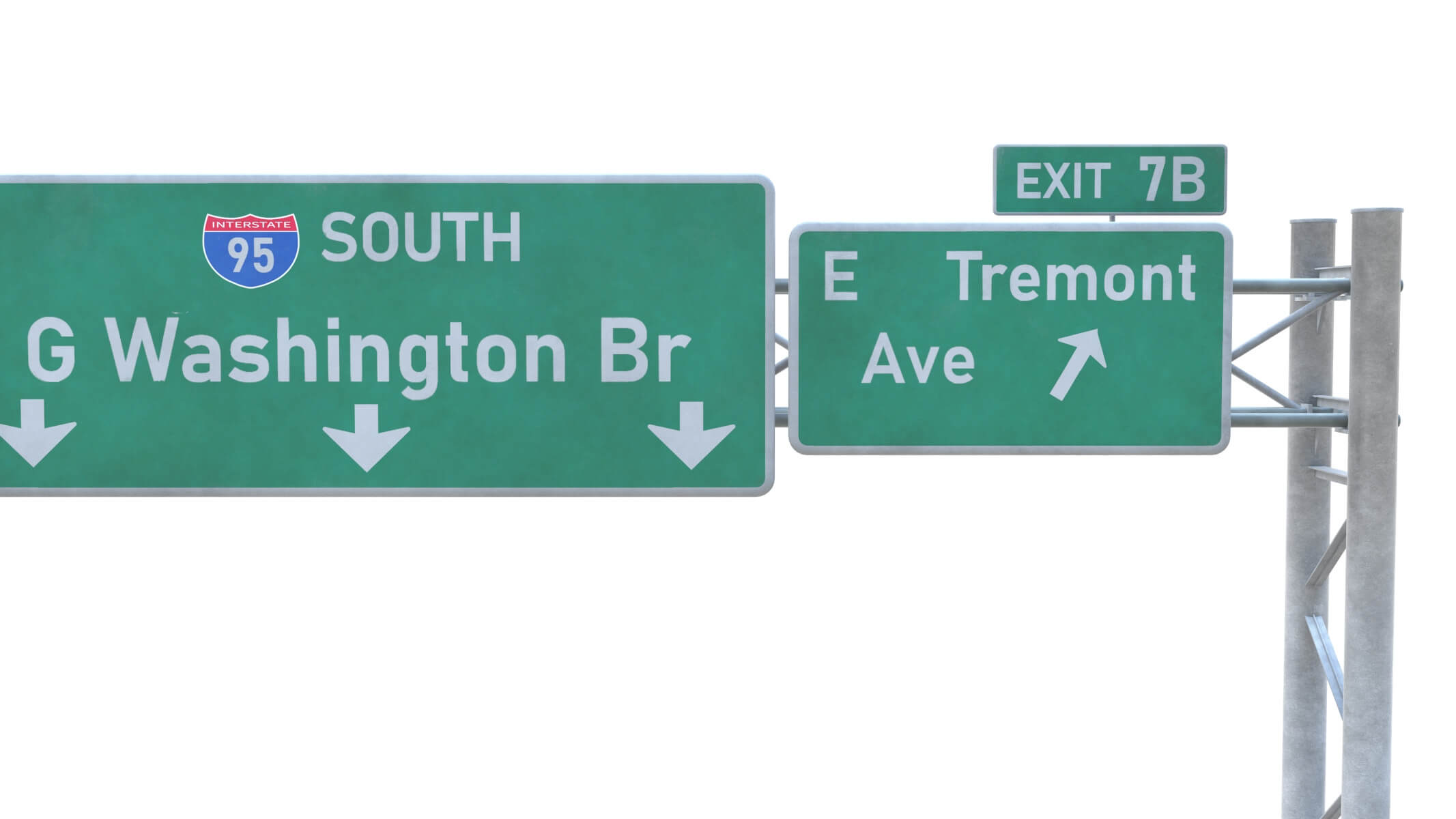 Highway Sign 04 - 3D Model by frezzy