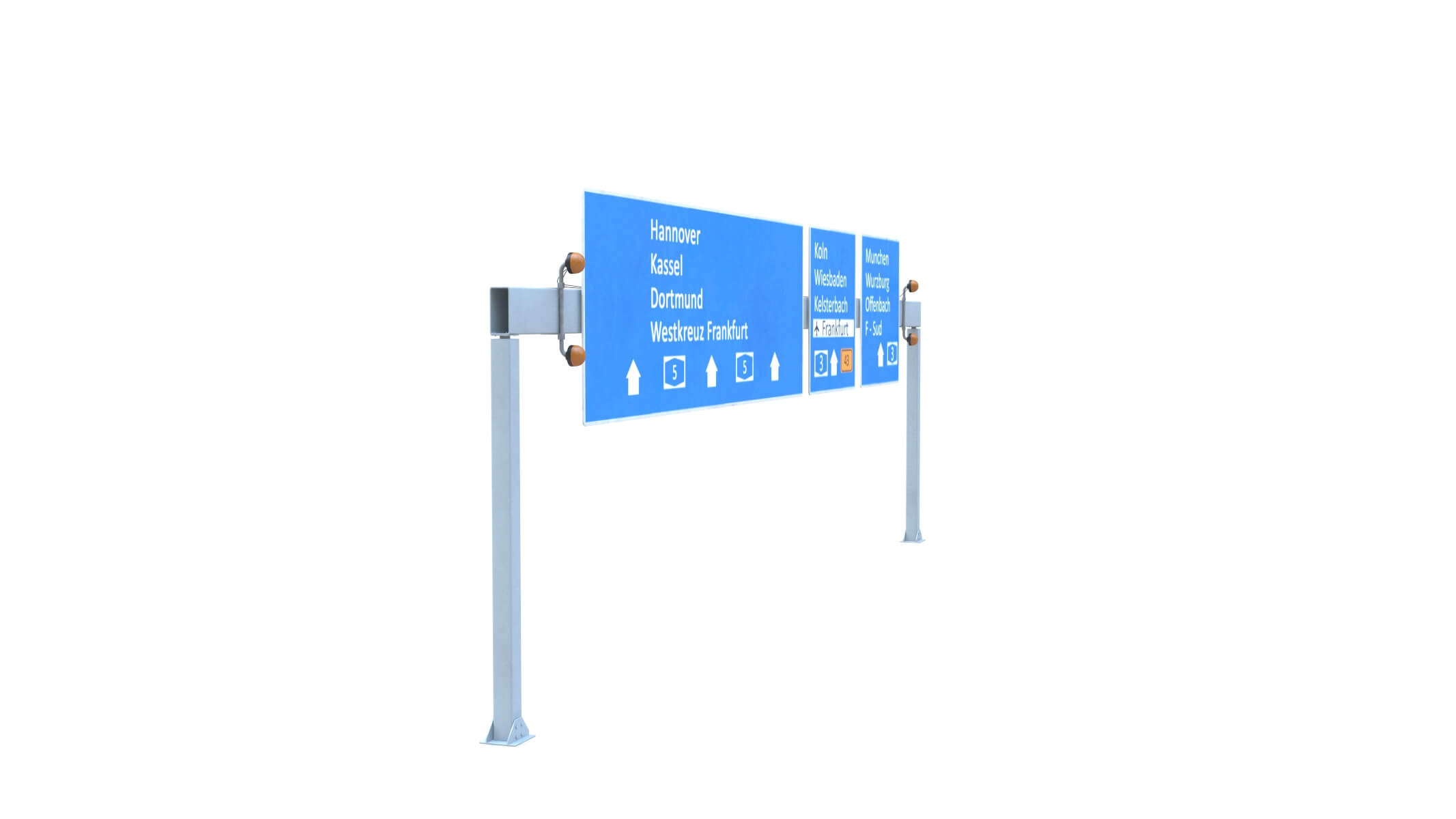 Highway Sign 05 - 3D Model by frezzy