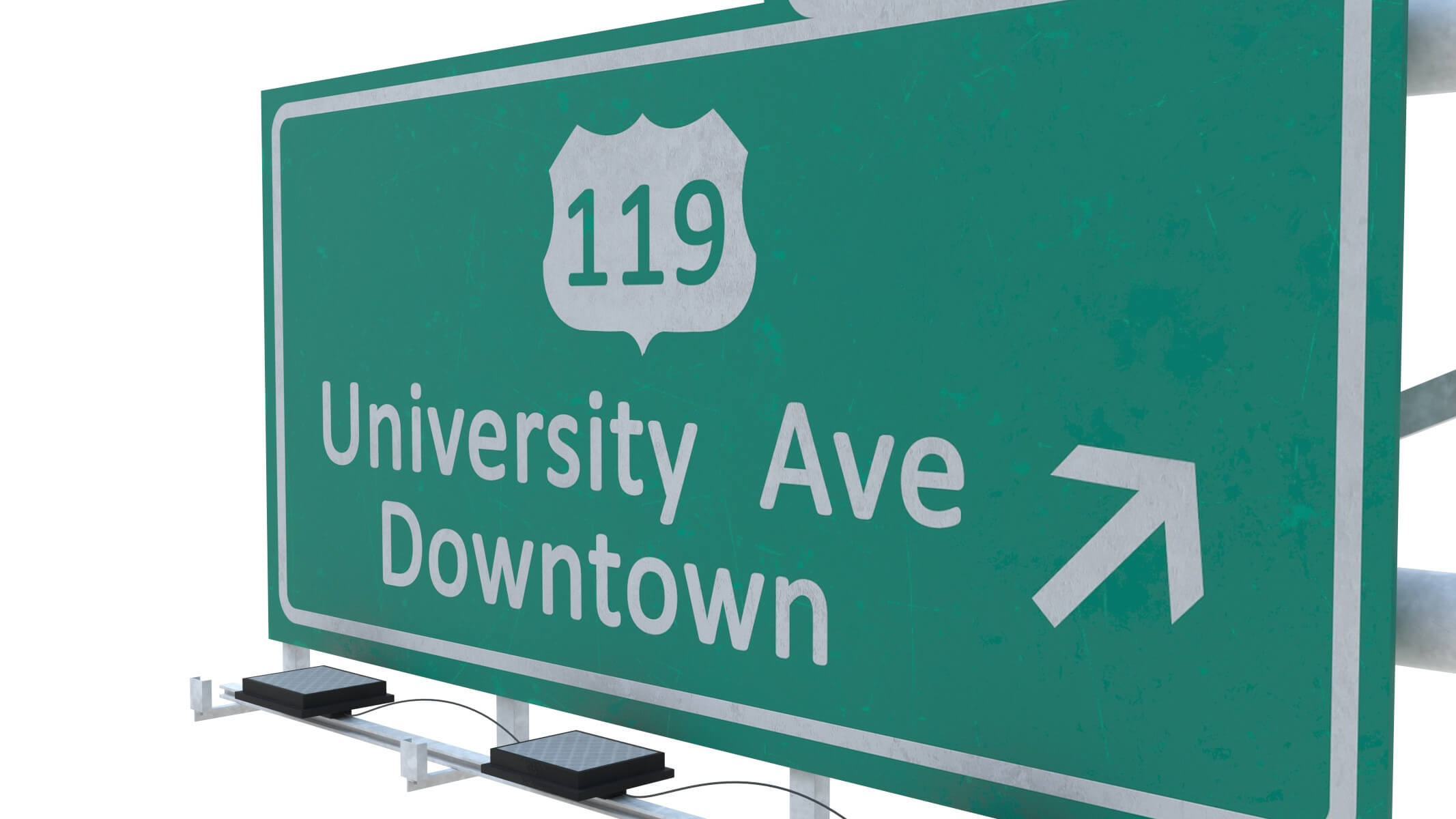 Highway Sign 06 - 3D Model by frezzy