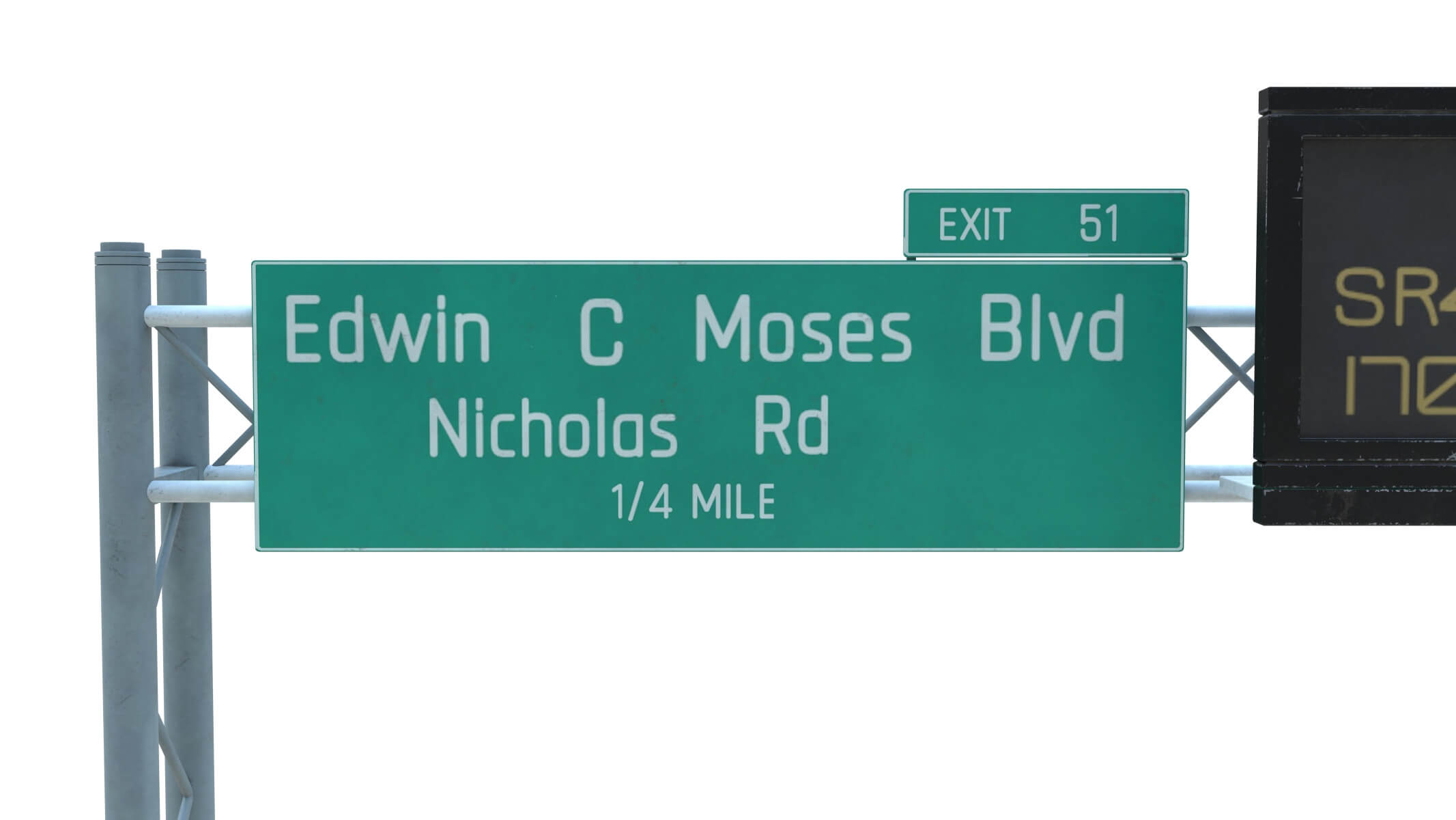 Highway Sign 09 - 3D Model by frezzy