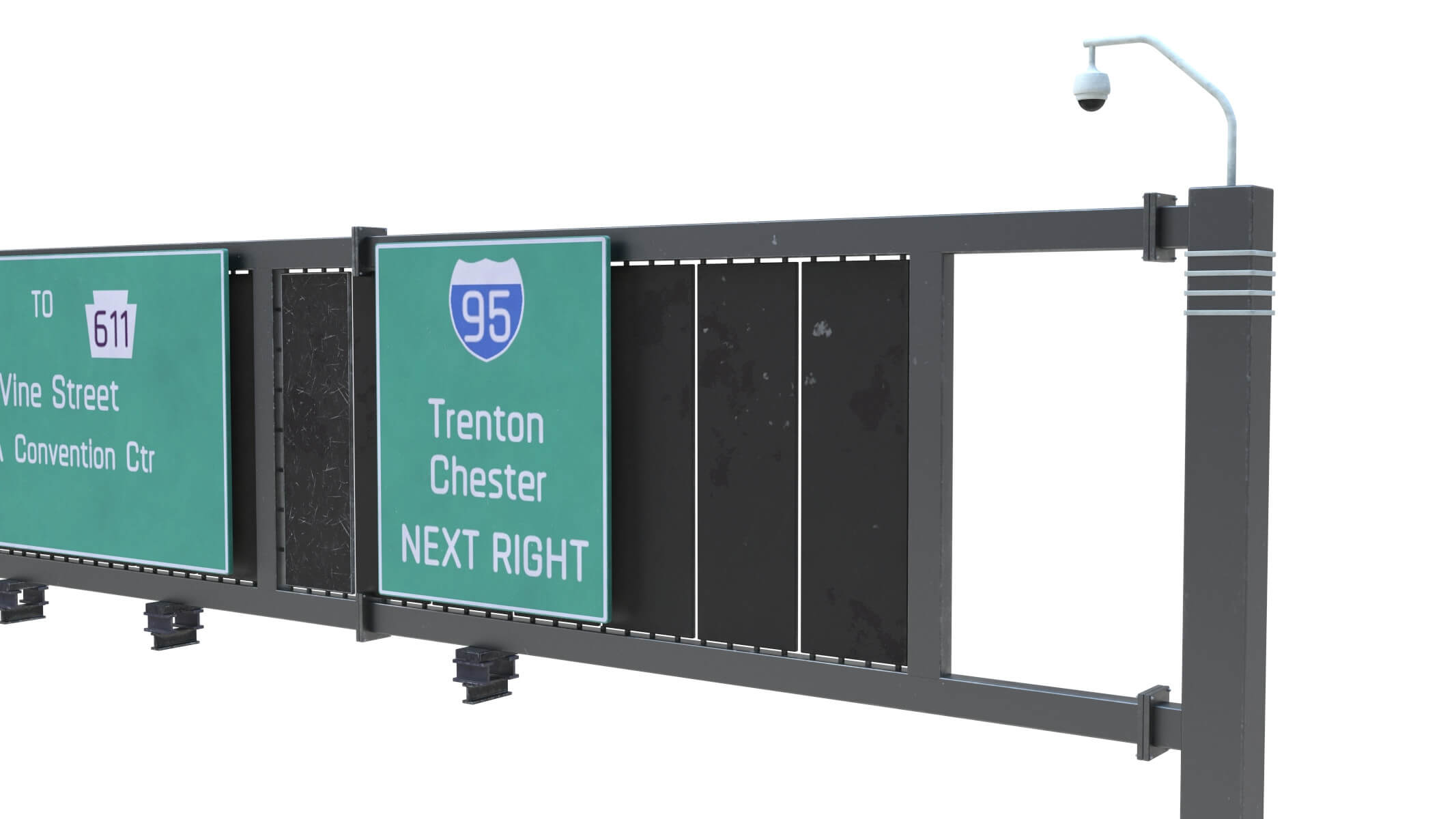 Highway Sign 10 - 3D Model by frezzy