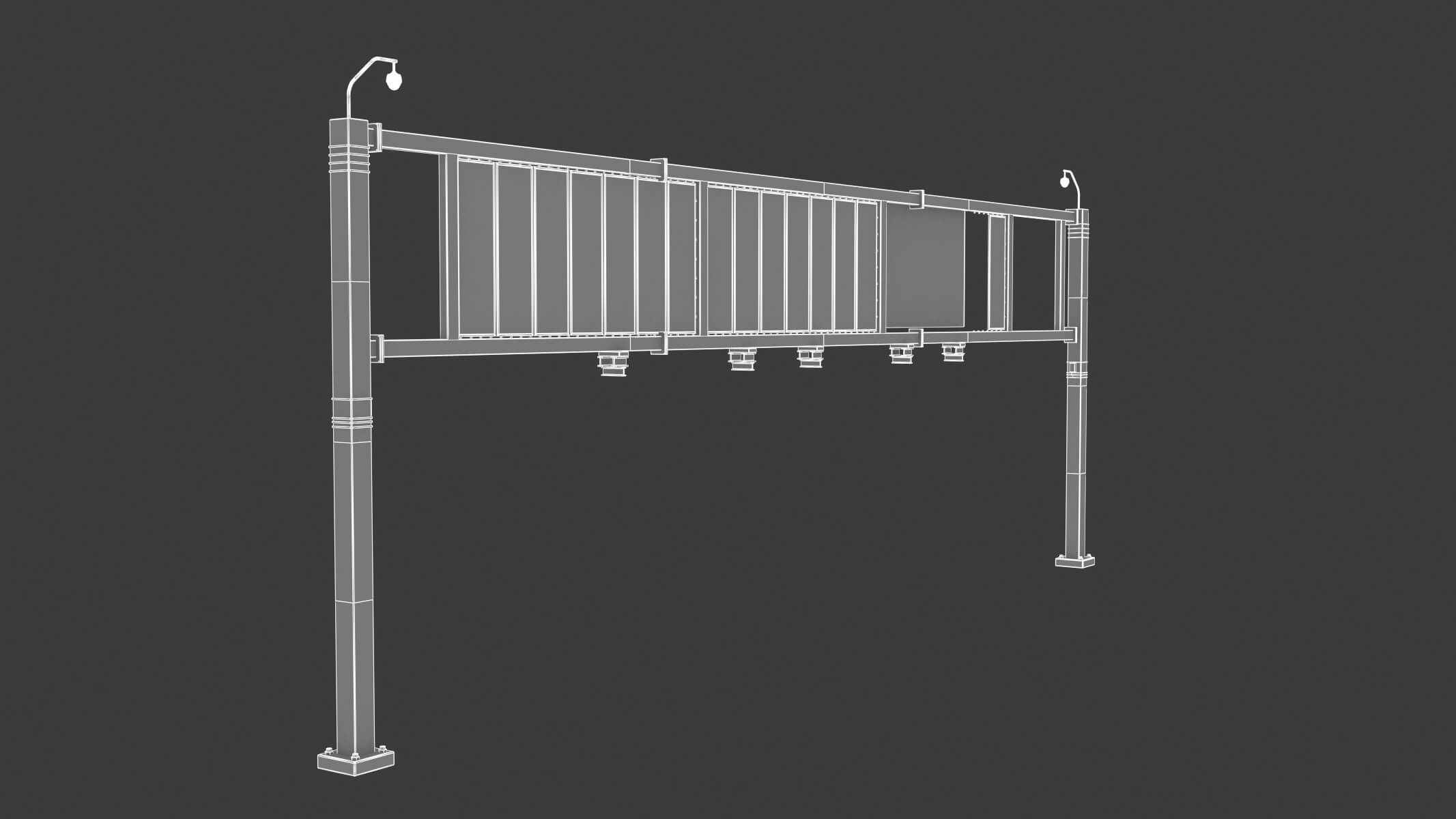 Highway Sign 10 - 3D Model by frezzy