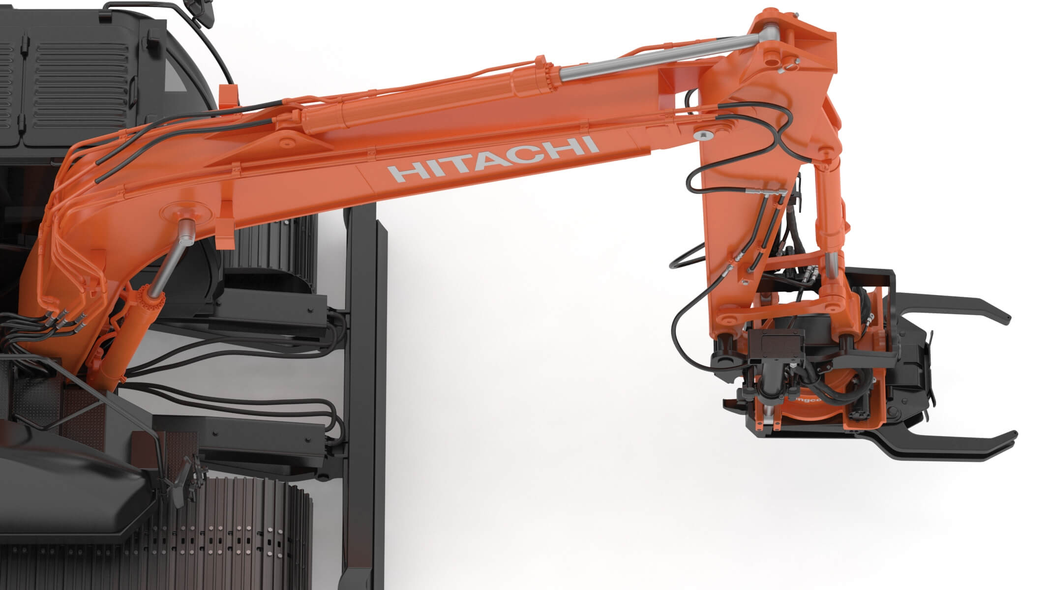 Hitachi ZX135-7 With Custom Arm 3D Model by frezzy