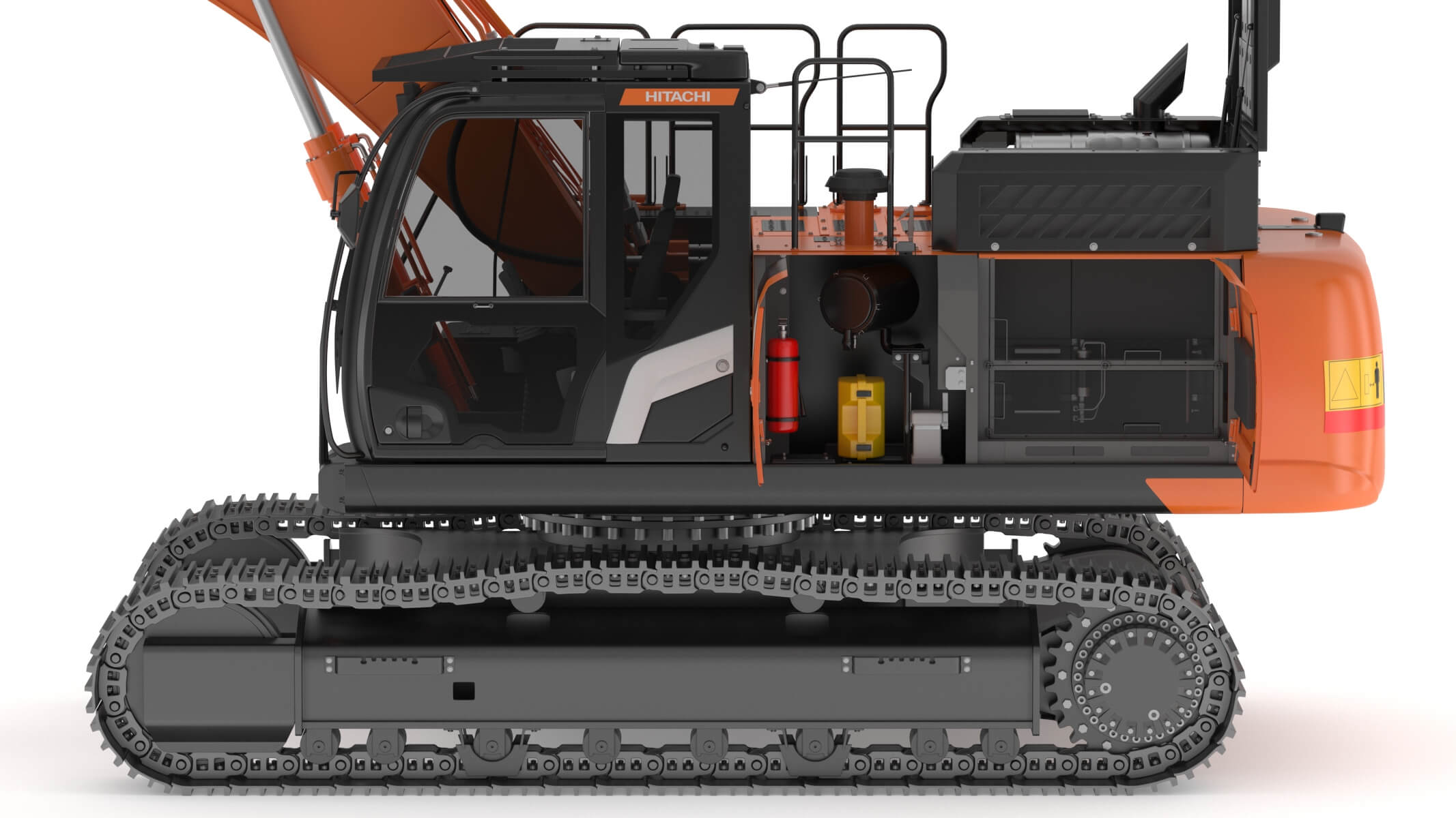 Hitachi ZX300-7 3D Model by frezzy