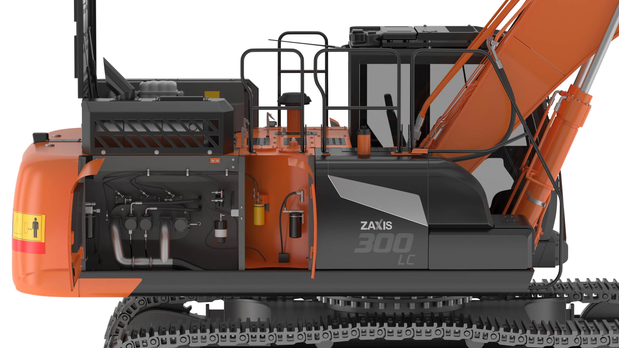 Hitachi ZX300-7 3D Model by frezzy