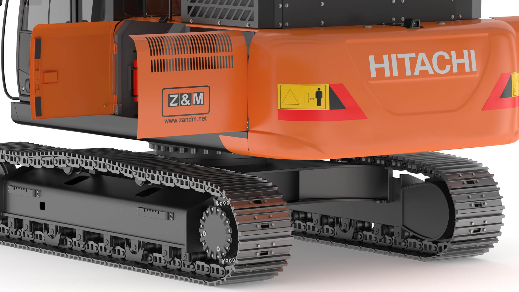 Hitachi ZX300-7 3D Model by frezzy