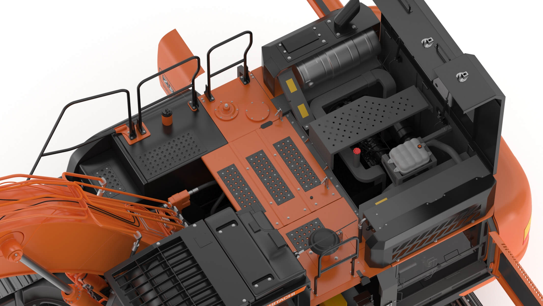 Hitachi ZX300-7 3D Model by frezzy