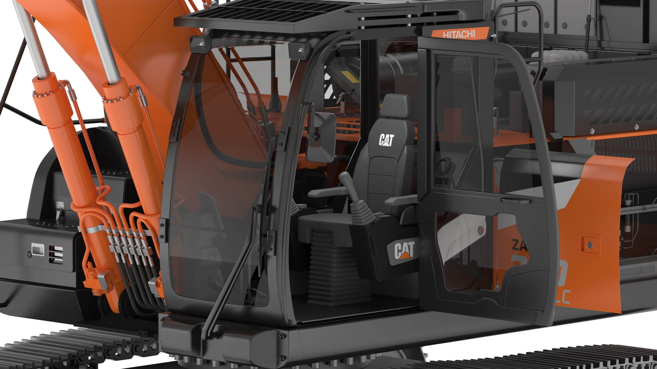 Hitachi ZX300-7 3D Model by frezzy