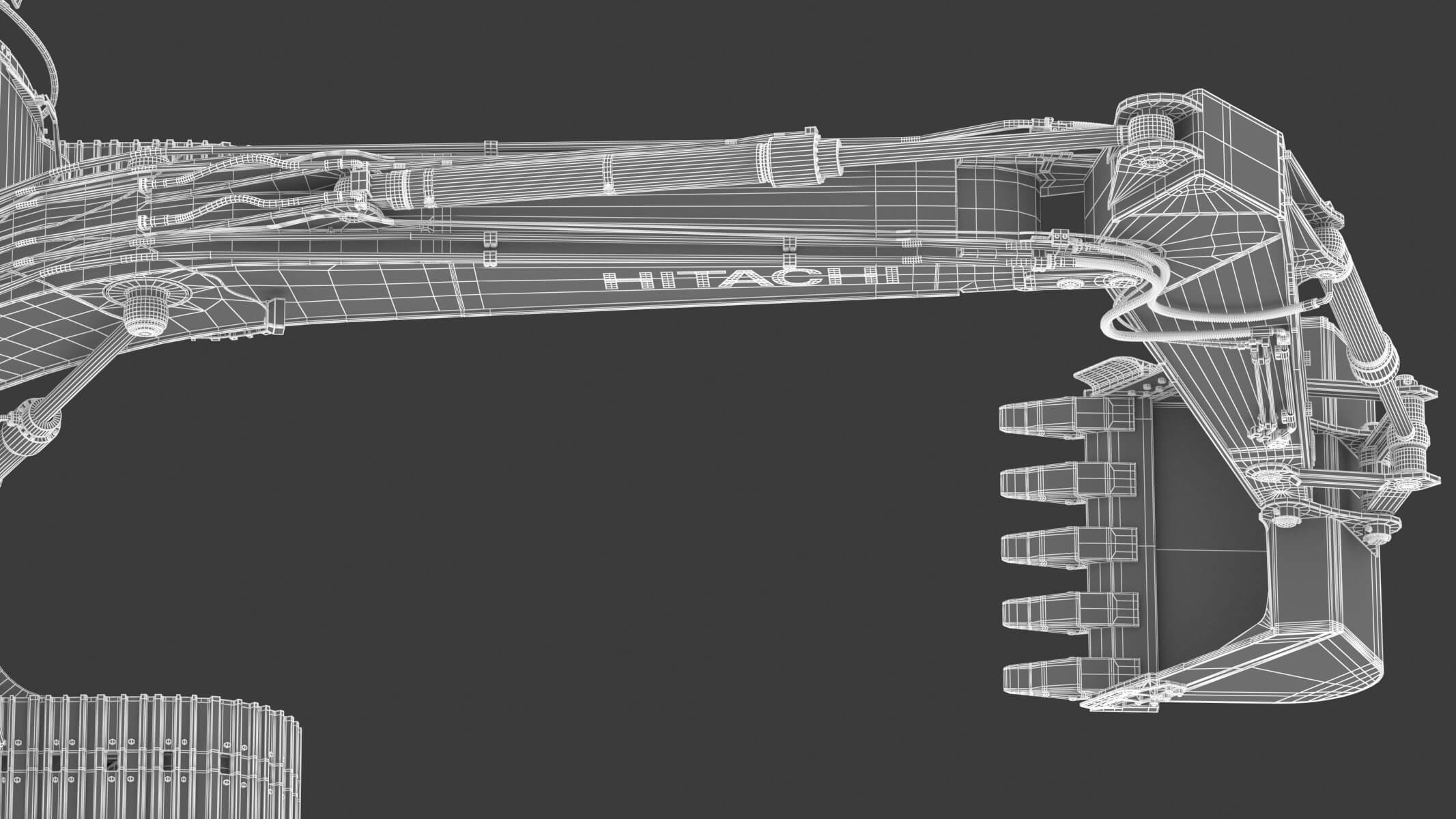 Hitachi ZX300-7 3D Model by frezzy