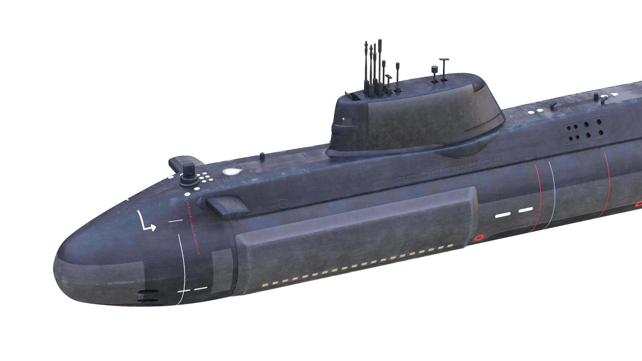 HMS Artful SSNs Submarine - 3D Model by frezzy