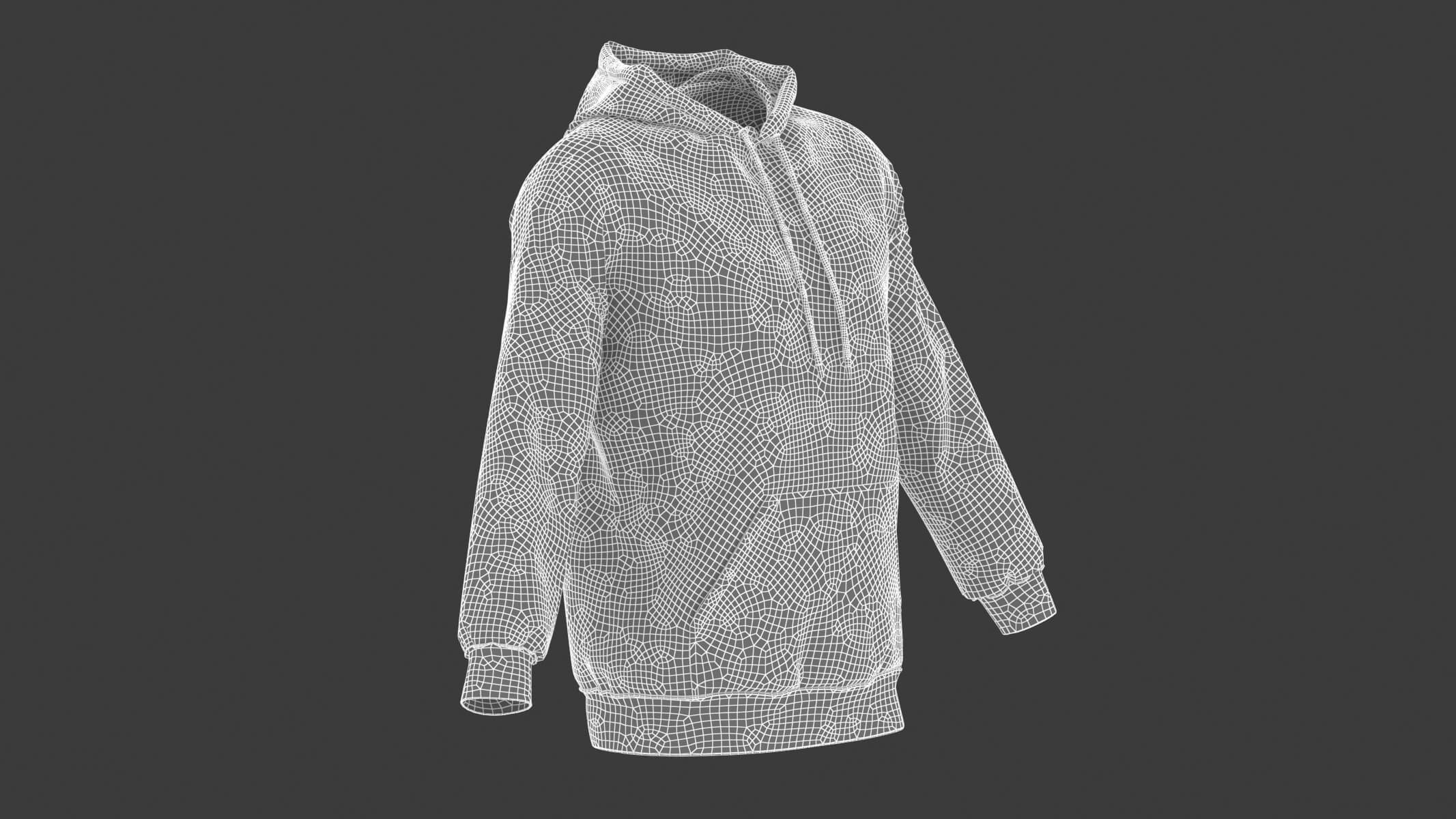 Hoodie Generic - 3D Model by frezzy