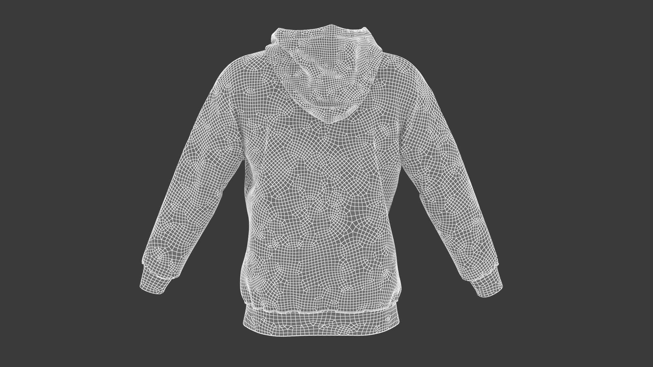 Hoodie Generic - 3D Model by frezzy