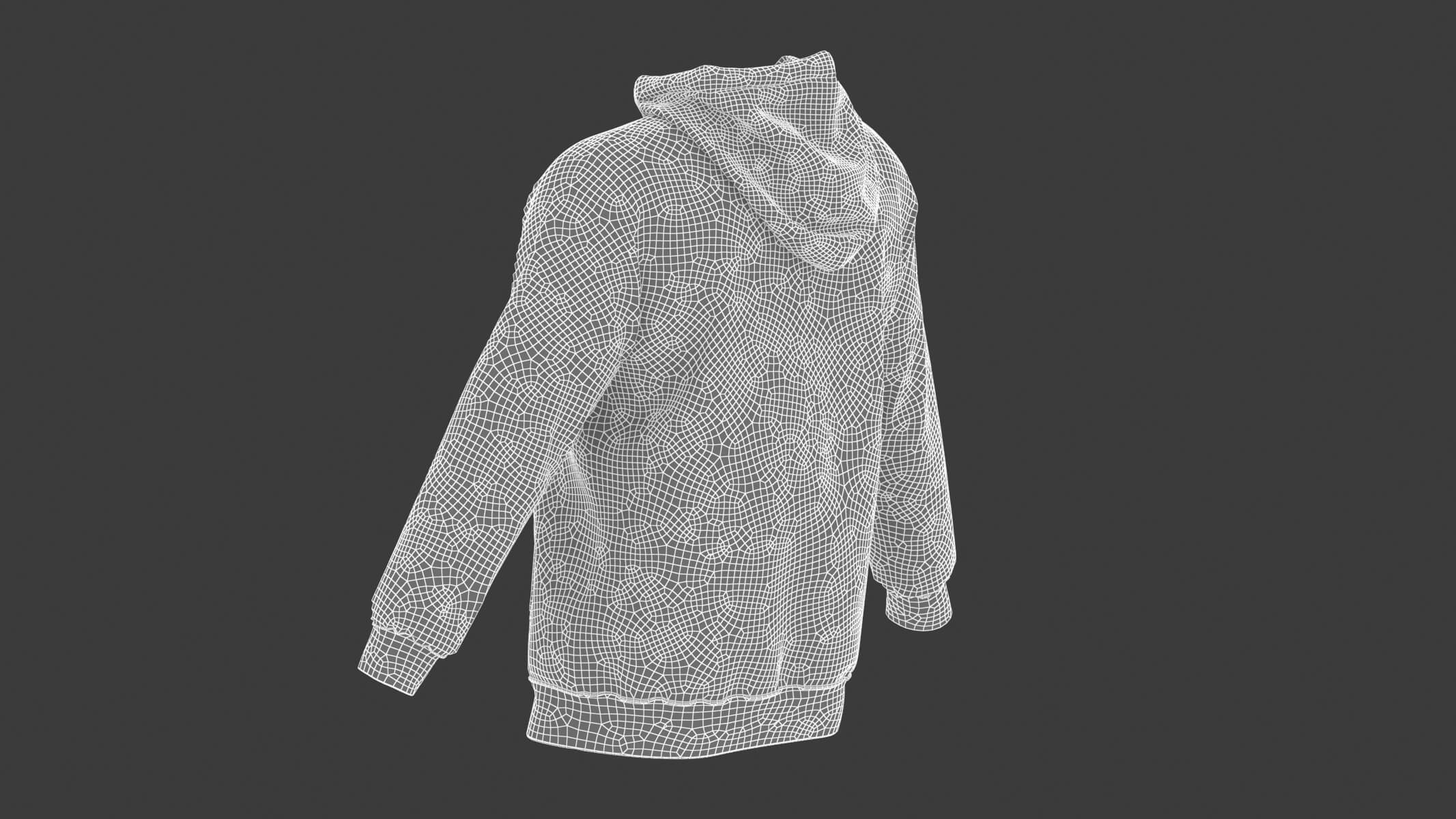 Hoodie Generic - 3D Model by frezzy